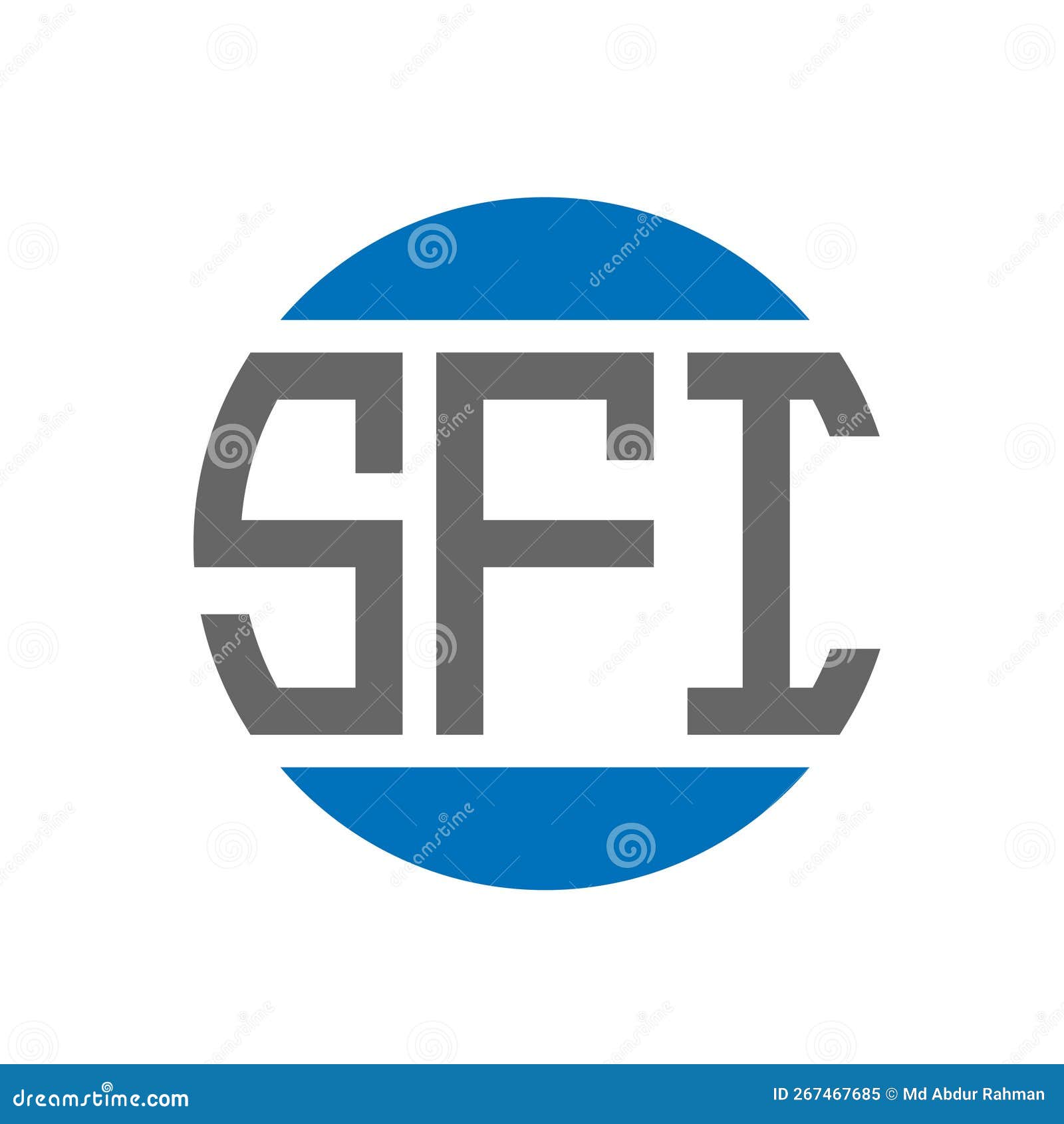 SFI Letter Logo Design On White Background. SFI Creative Initials ...