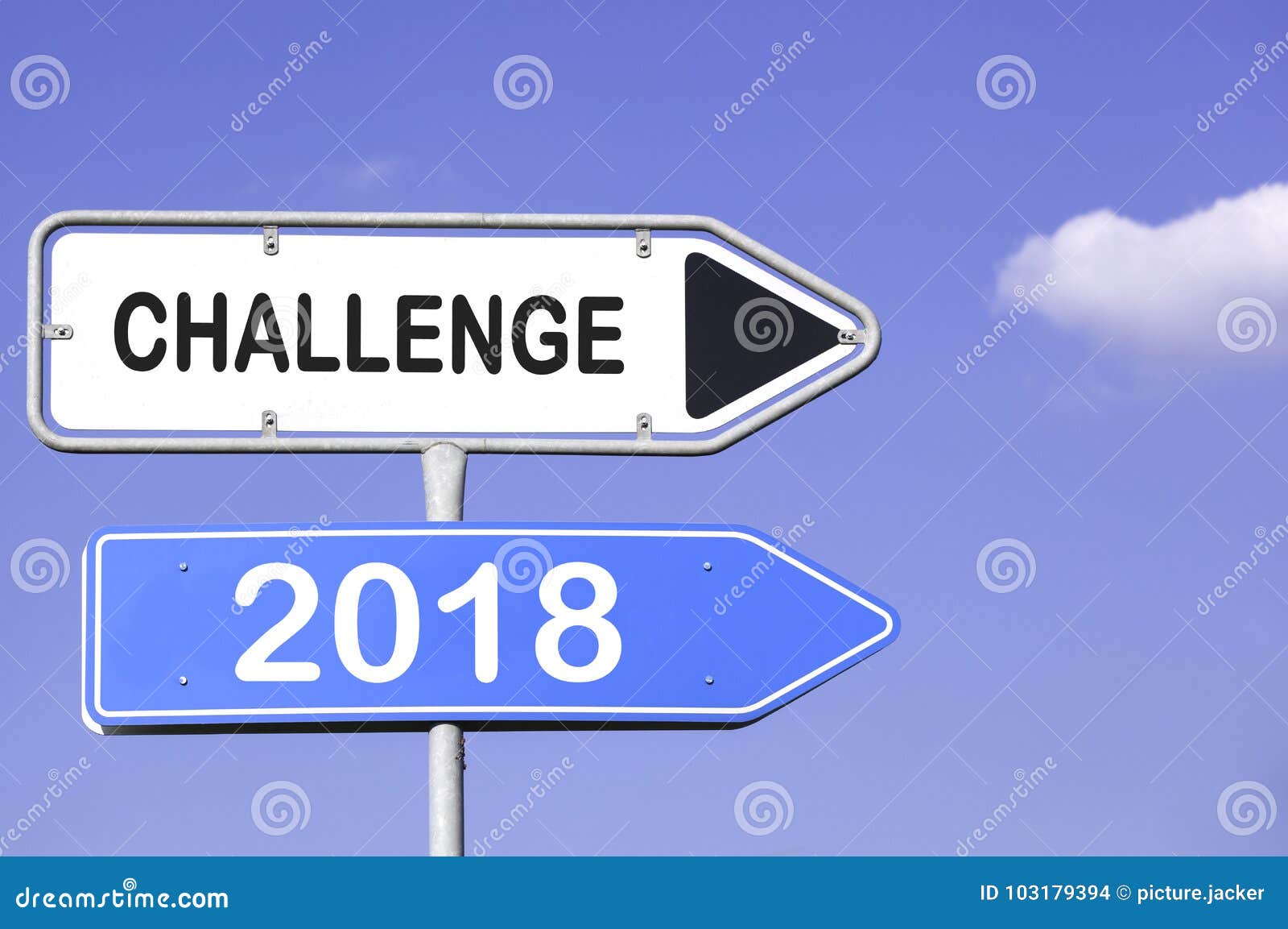 Sfida 2018 fotografia stock. Immagine di cambiamento - 103179394