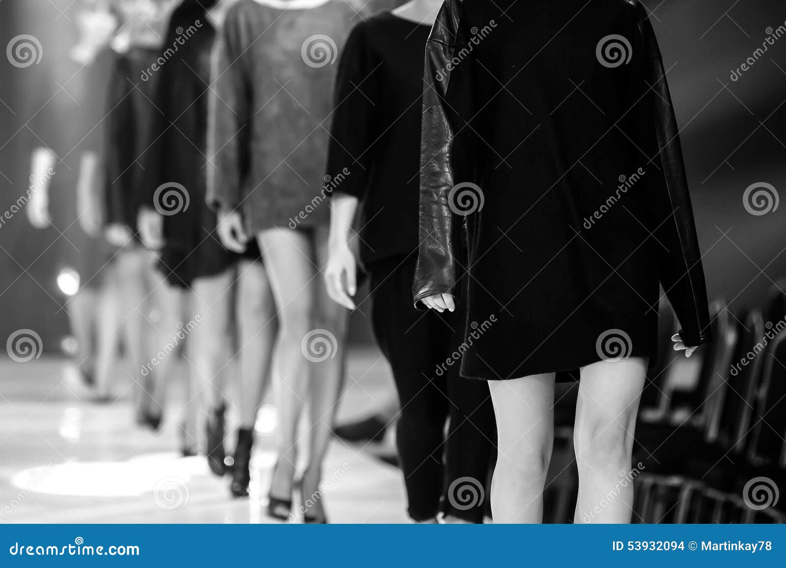 Sfilata di moda fotografia stock. Immagine di fase, rosso - 53932094