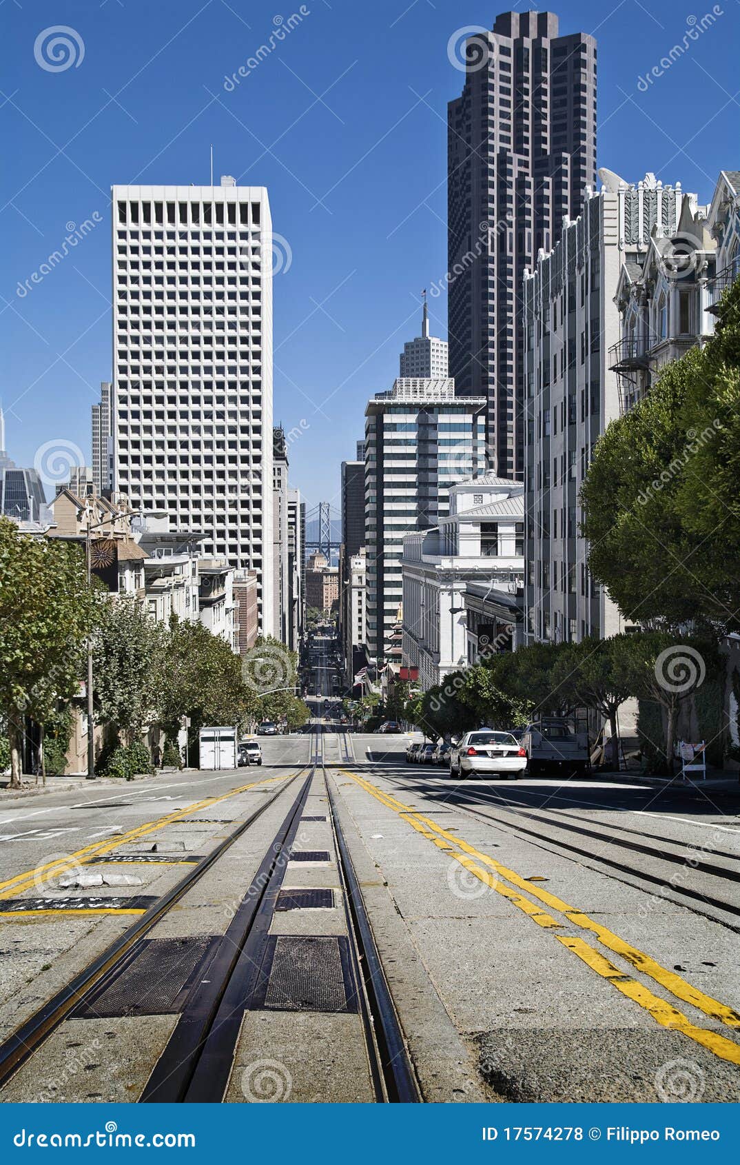 Sfo steep street stock photo. Image of slope, decline - 17574278