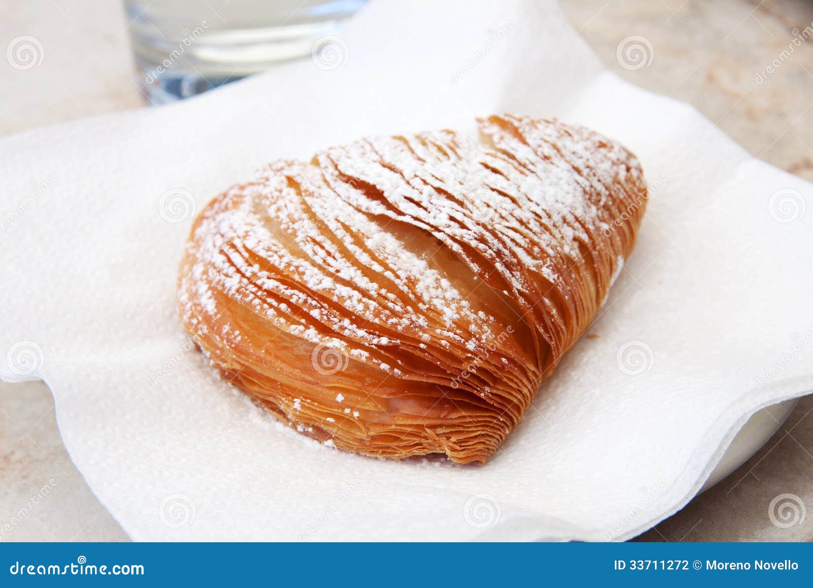 Sfogliatella stock photo. Image of pastry, shaped, food - 33711272
