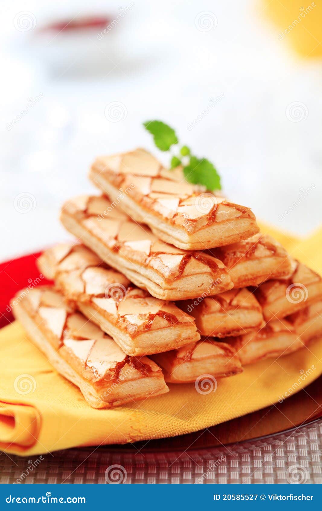 Sfogliatine - Italian Puff Pastries Stock Image - Image of snack ...