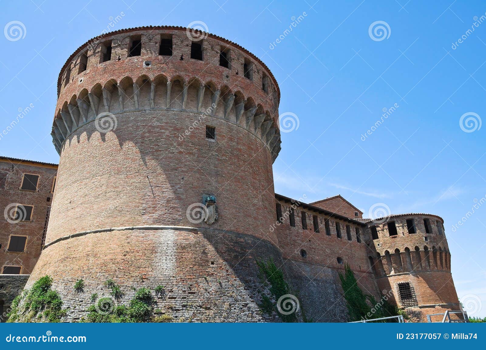 Sforza S Castle. Dozza. Emilia-Romagna. Italy. Stock Image - Image of ...