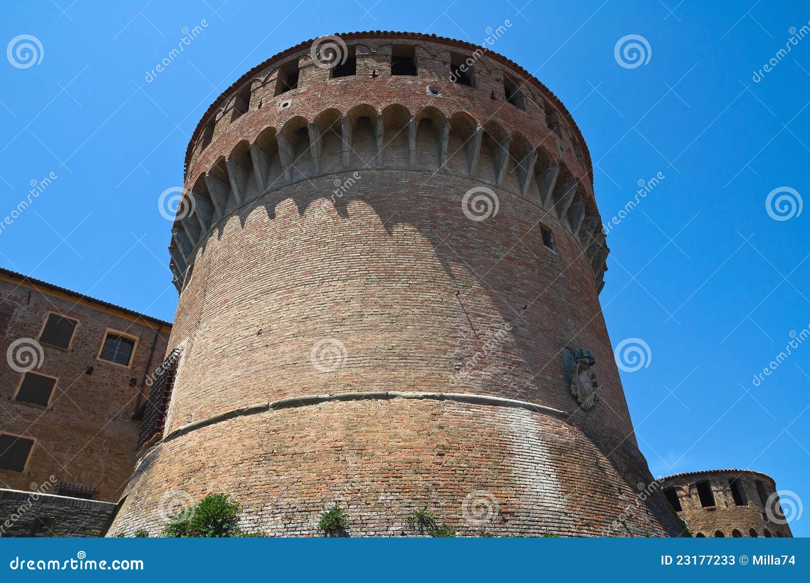 Sforza S Castle. Dozza. Emilia-Romagna. Italy Stock Image - Image of ...