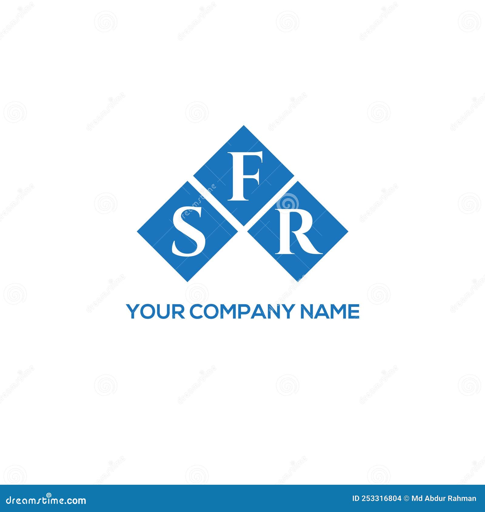 SFR Letter Logo Design on WHITE Background. SFR Creative Initials ...