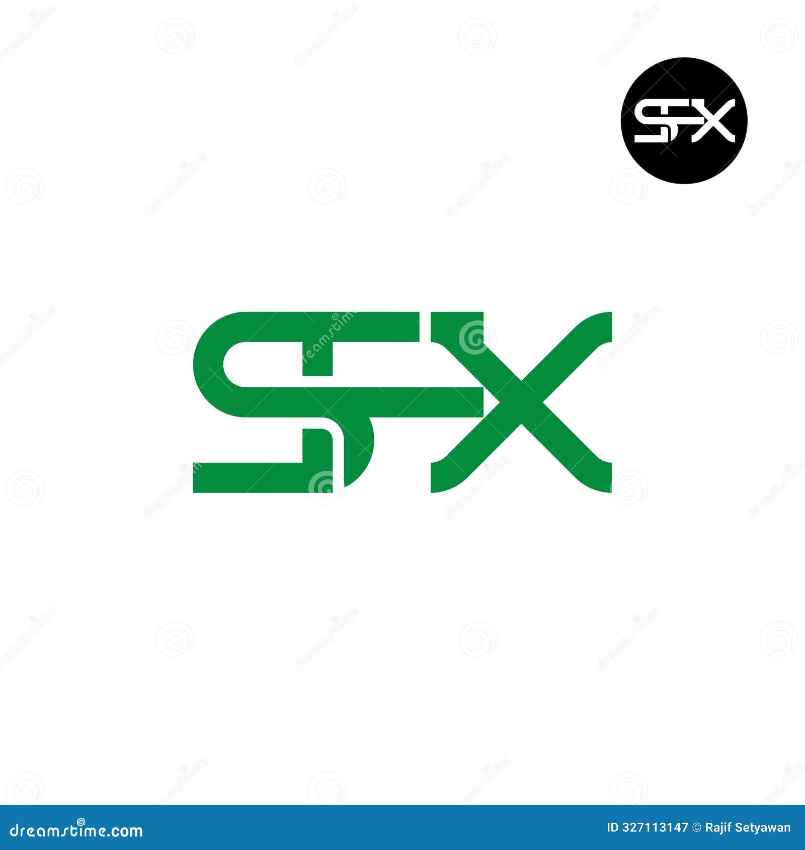 SFX Logo Letter Monogram Design Stock Vector - Illustration of business ...