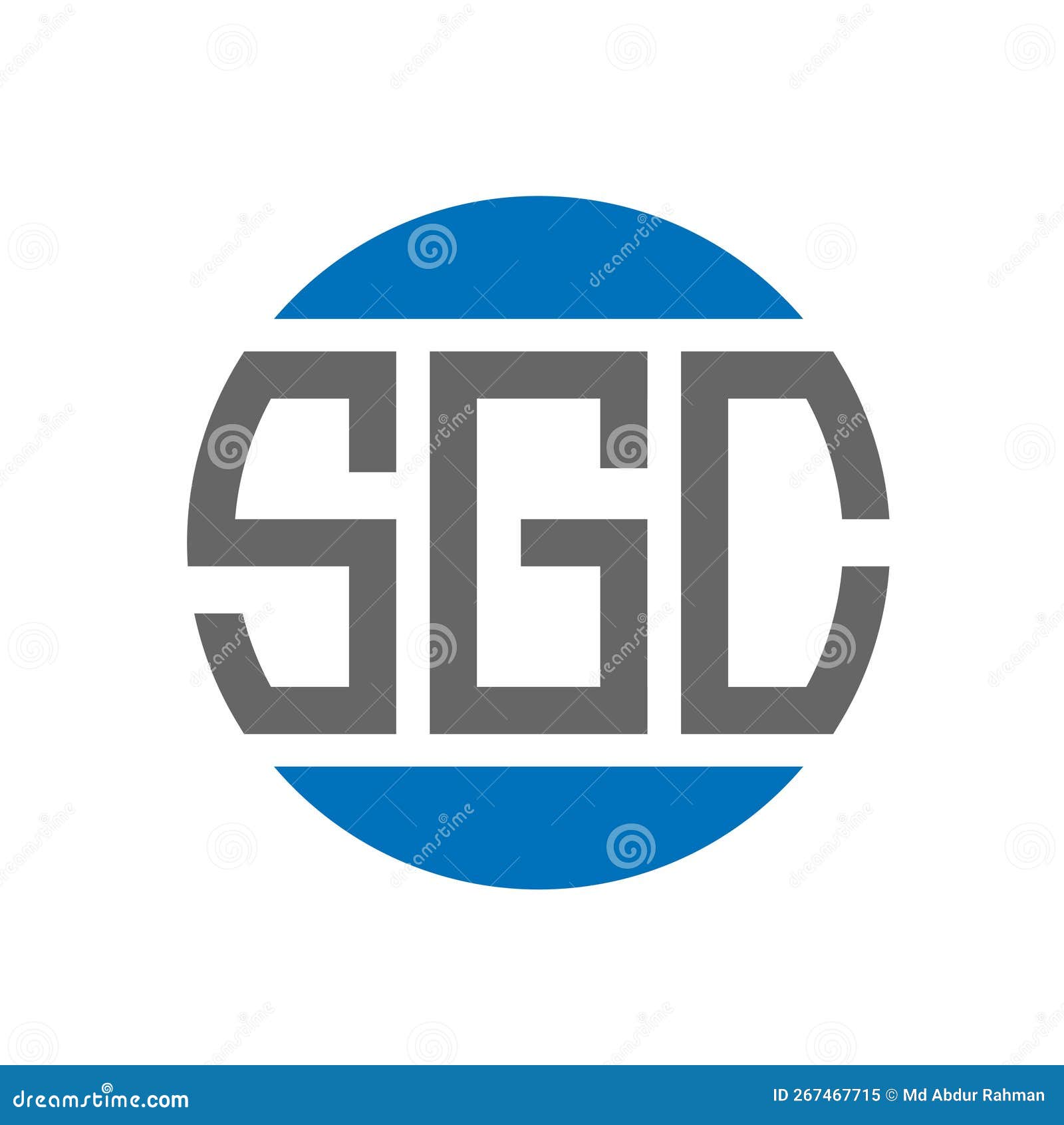 SGC Letter Logo Design on White Background. SGC Creative Initials ...
