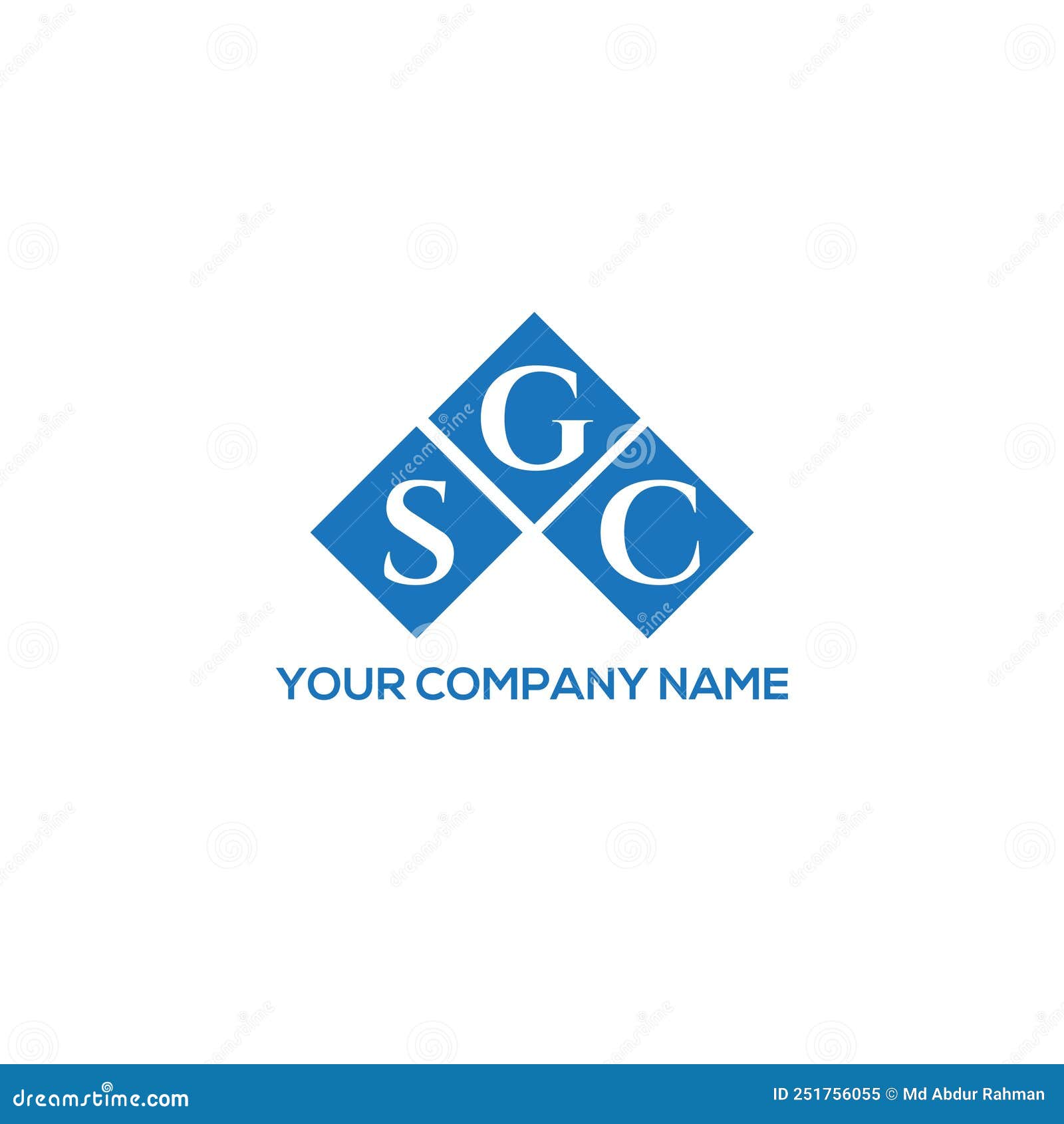 SGC Letter Logo Design On WHITE Background. SGC Creative Initials ...