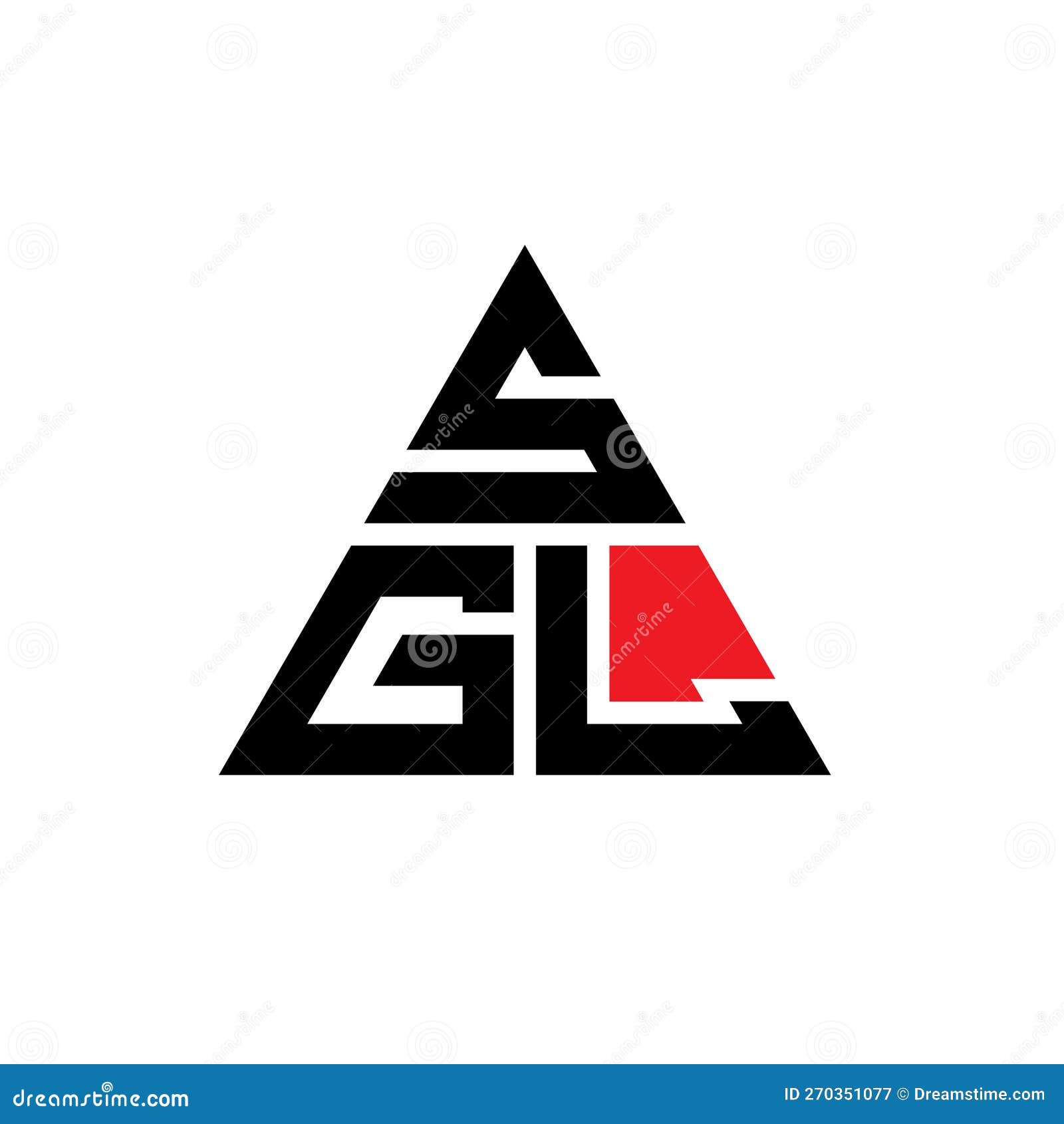 SGL Triangle Letter Logo Design with Triangle Shape. SGL Triangle Logo ...