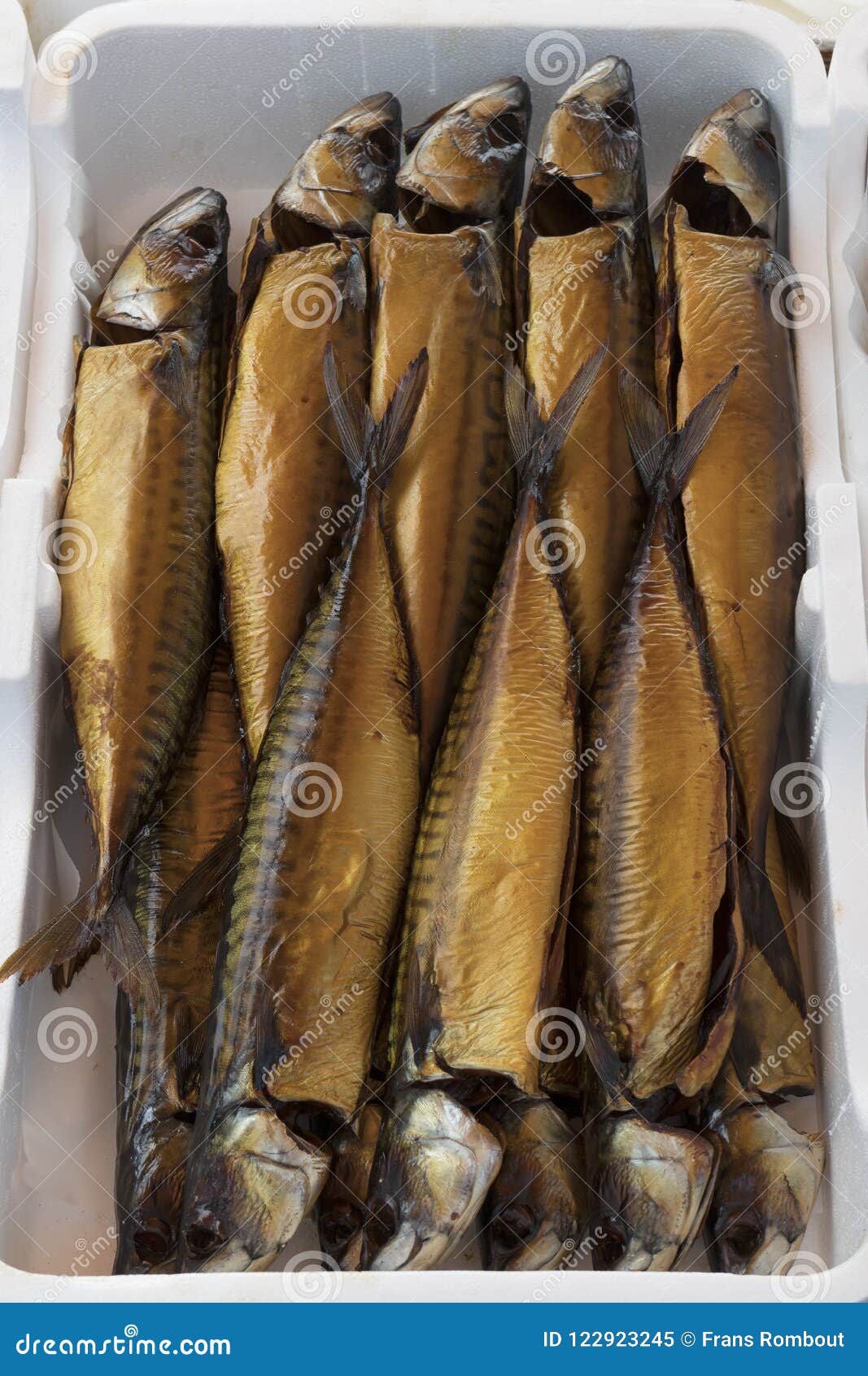 Sgombro affumicato fresco immagine stock. Immagine di pesci - 122923245