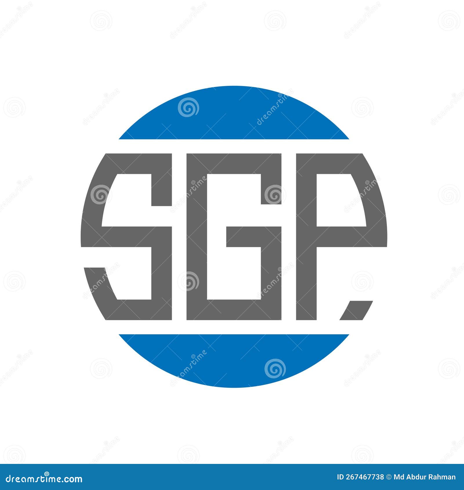 SGP Letter Logo Design on White Background. SGP Creative Initials ...