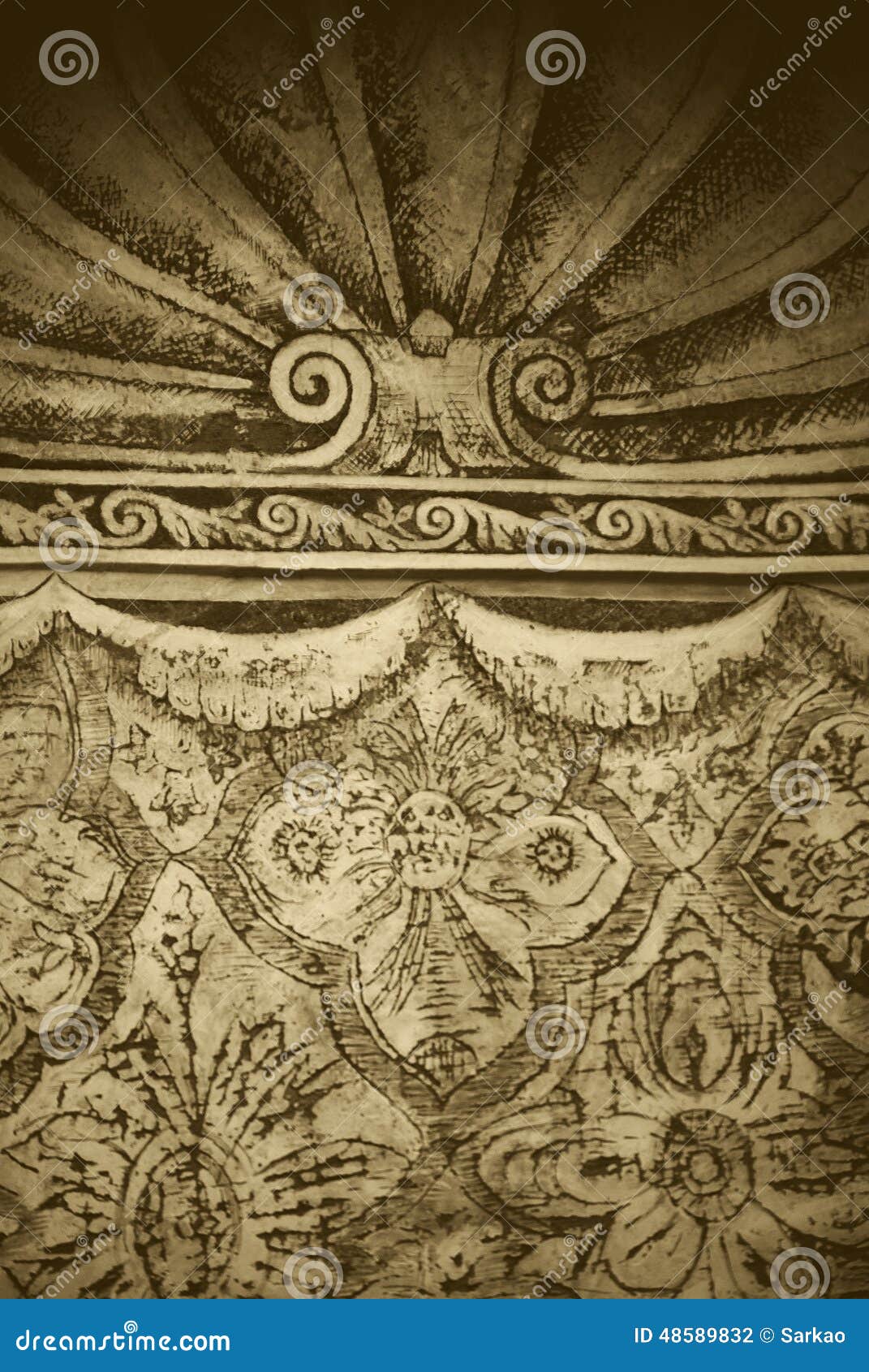 Sgraffito stock photo. Image of lines, detail, decorated - 48589832