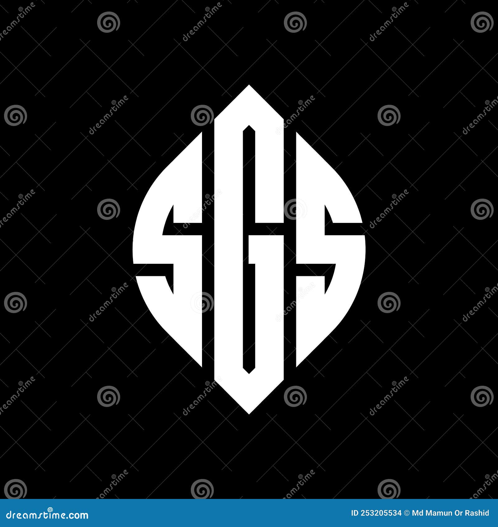 SGS Circle Letter Logo Design with Circle and Ellipse Shape. SGS ...