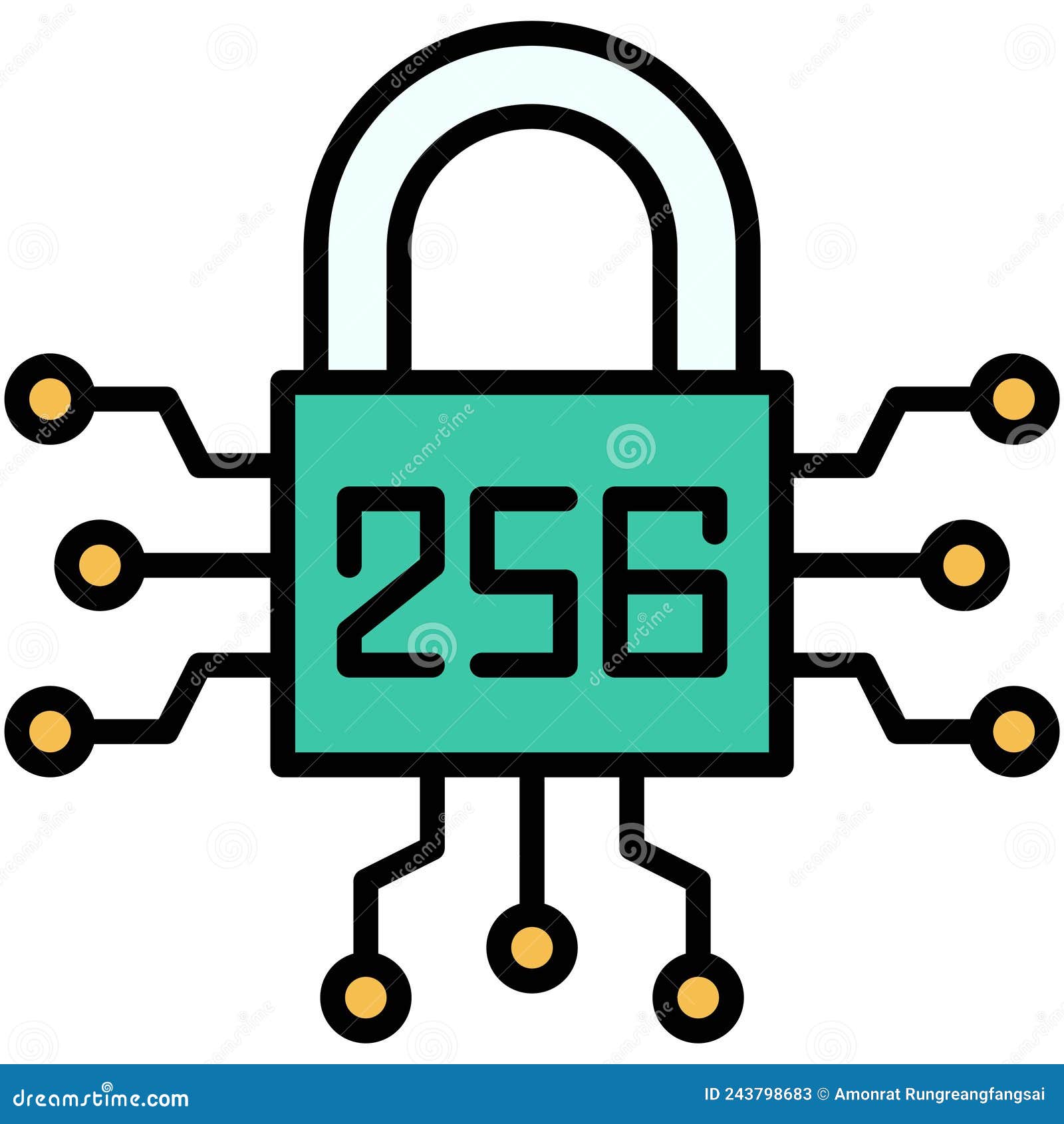 SHA-25 Icon, Blockchain Related Vector Illustration Stock Vector ...