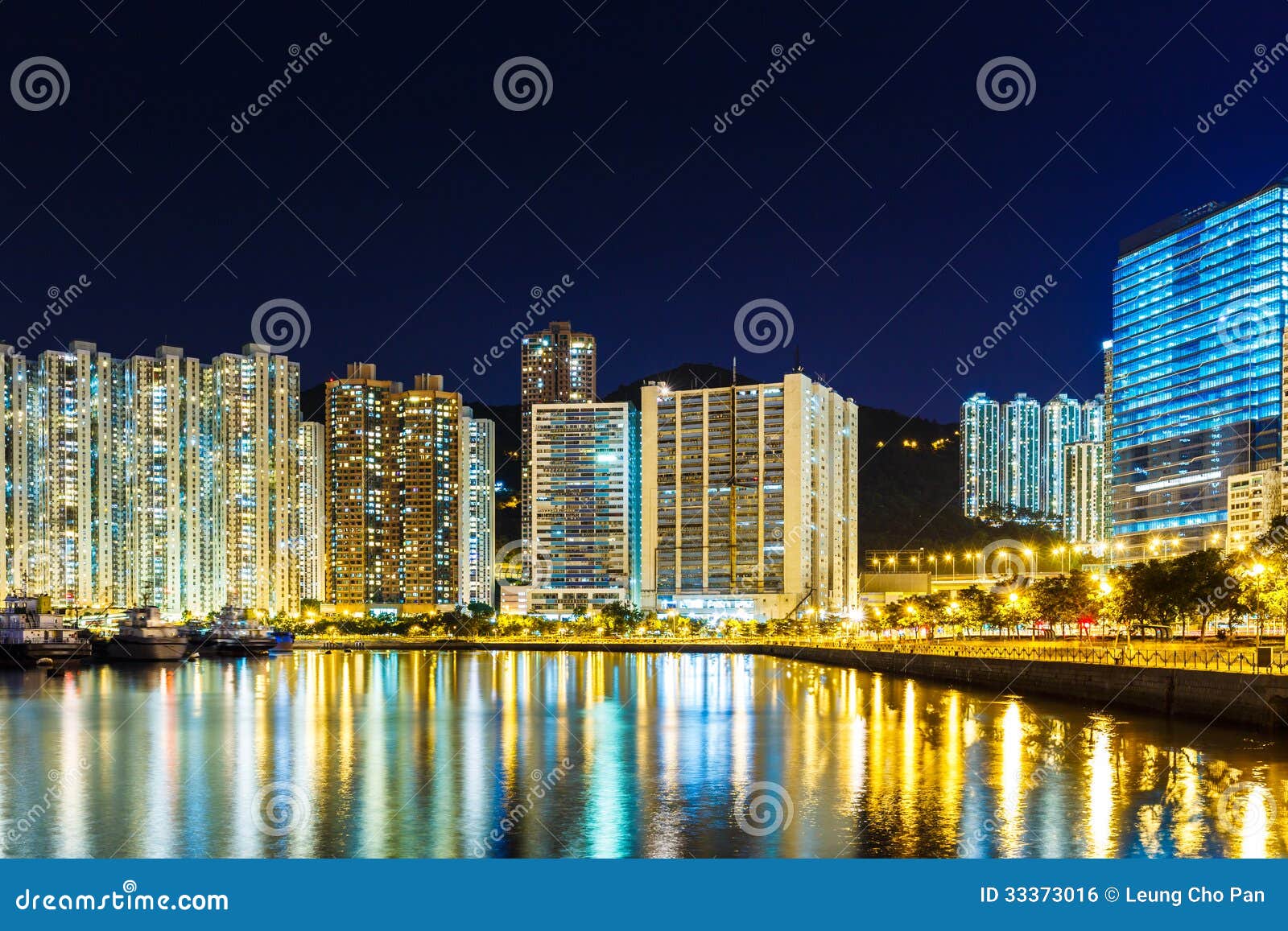 Sha Tin in Hong Kong stock photo. Image of river, skyline - 33373016
