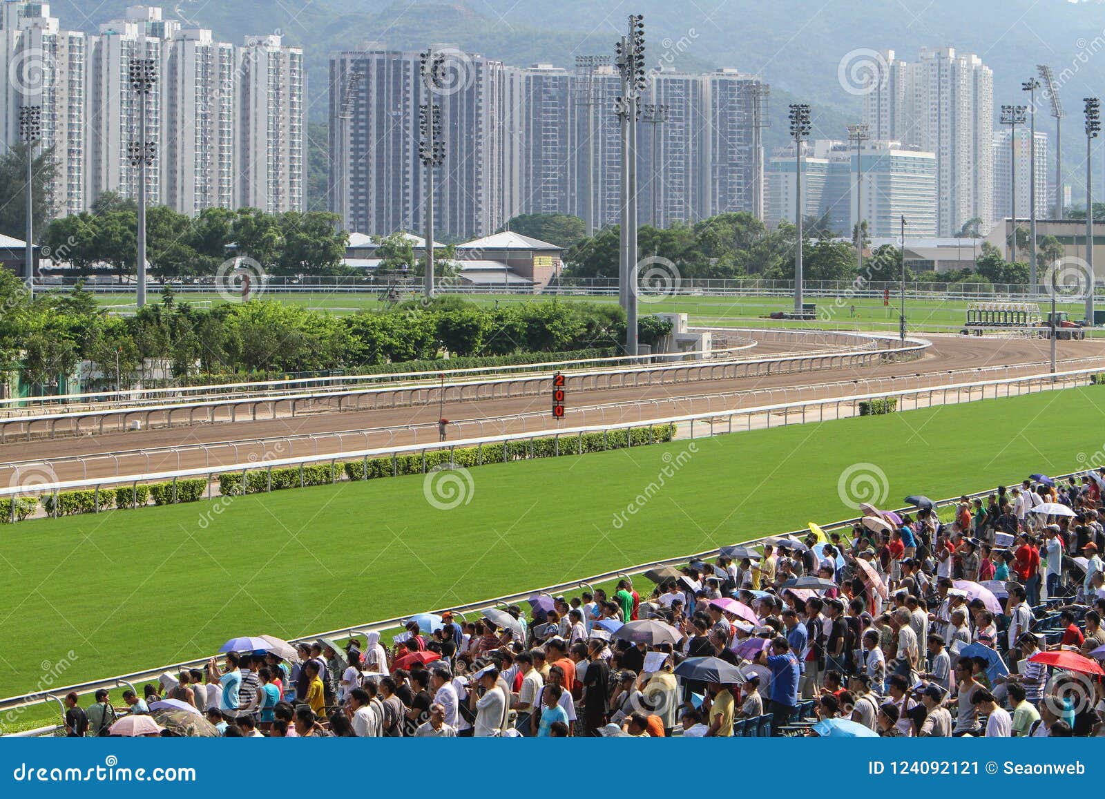 The Sha Tin Race Course at 2010 Editorial Photo - Image of china ...