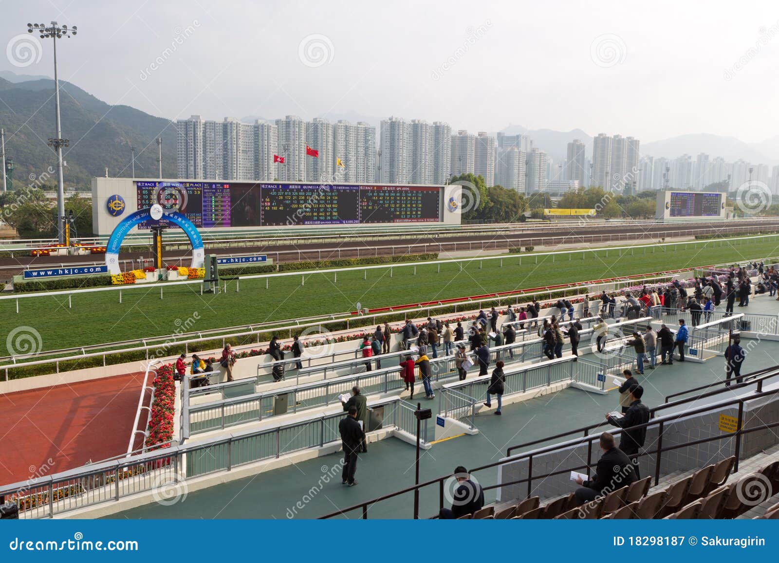 Sha Tin Racecourse, Hong Kong Editorial Photography - Image of ...