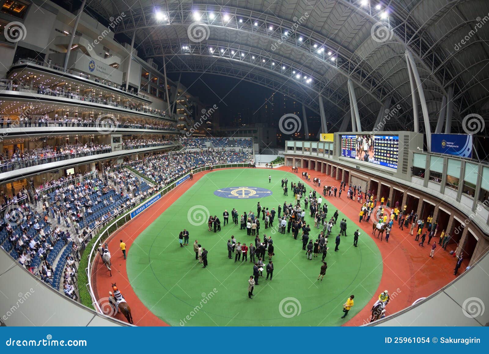 Sha Tin Racecourse, Hong Kong Editorial Stock Image - Image: 25961054
