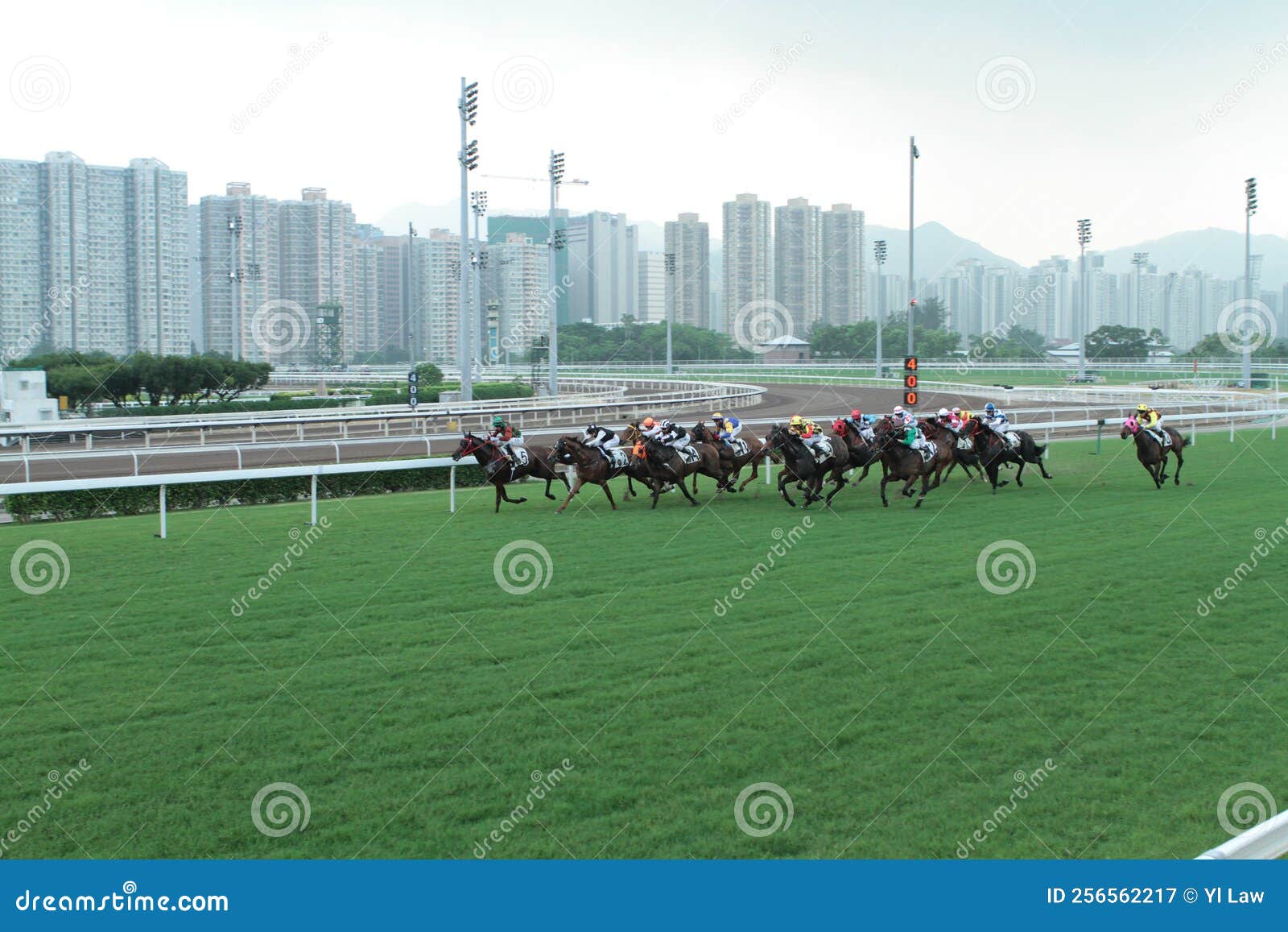 Sha Tin Racecourse, Located in Sha Tin in the New Territories. 11 July ...