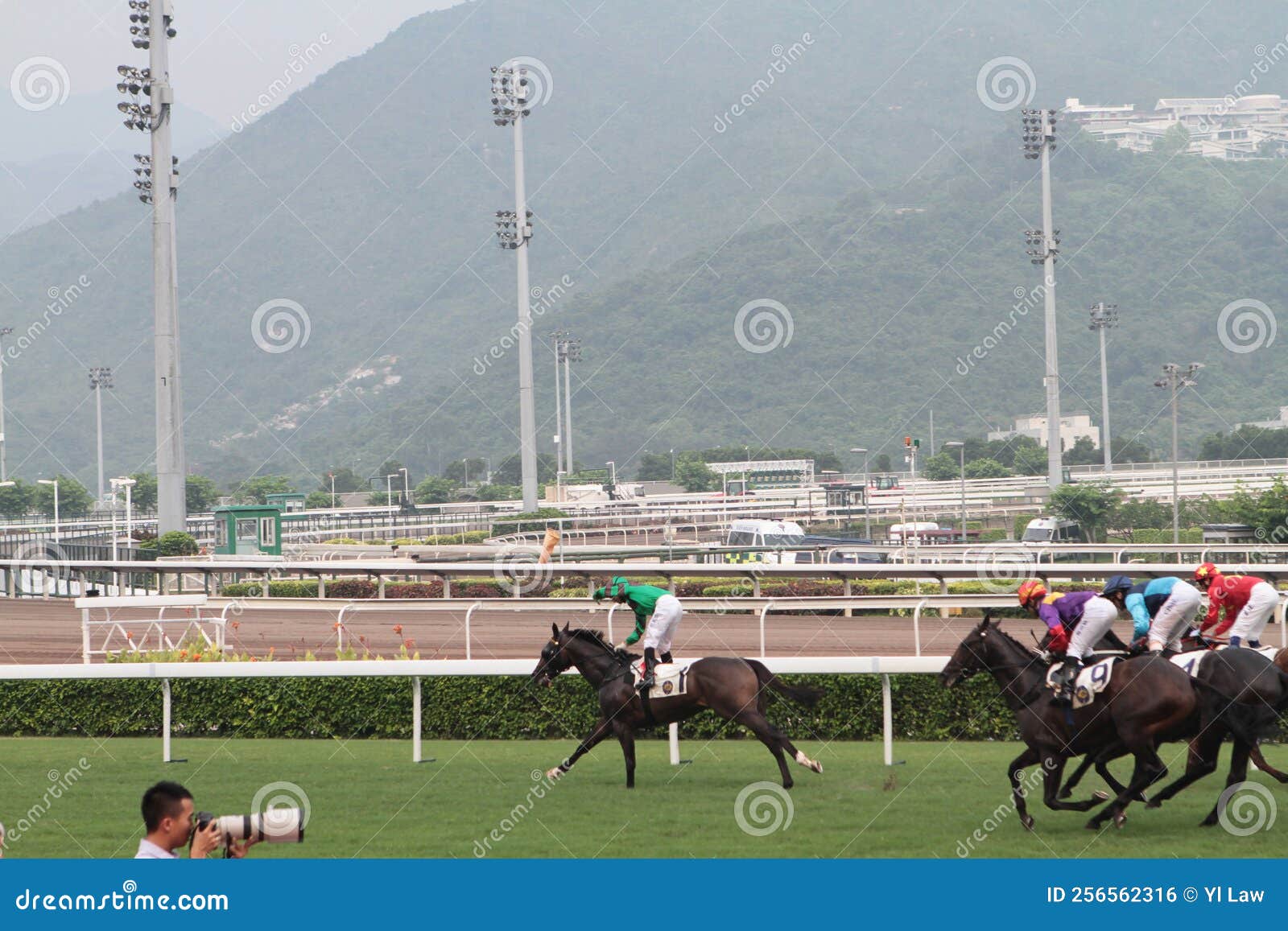 Sha Tin Racecourse, Located in Sha Tin in the New Territories. 11 July ...