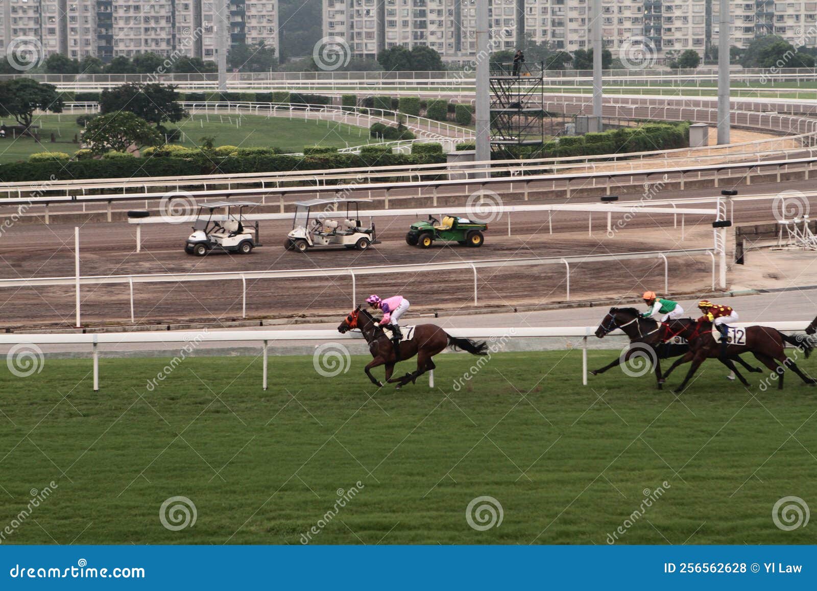 Sha Tin Racecourse, Located in Sha Tin in the New Territories. 11 July ...