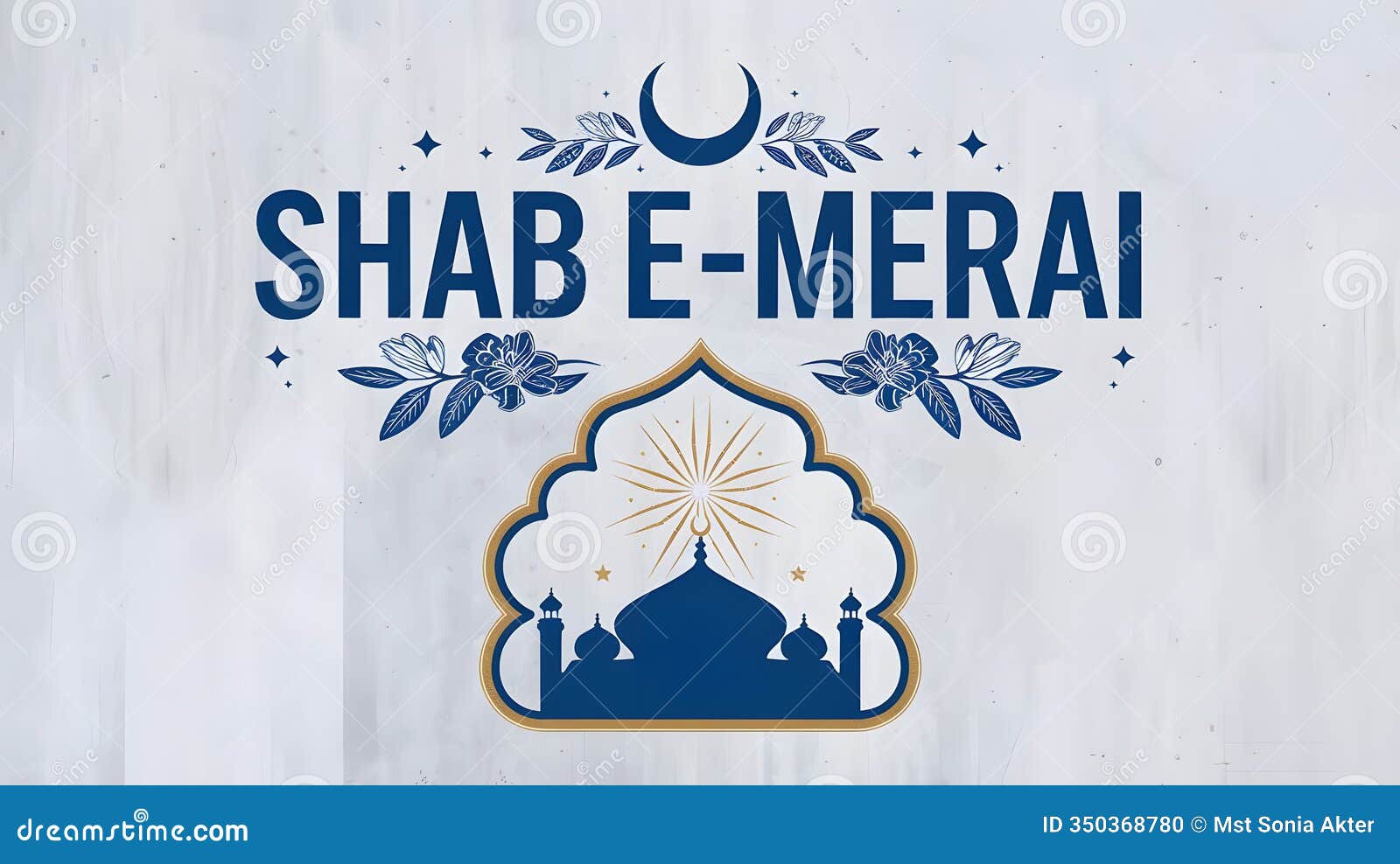 Shab E Miraj, Isra Wal Miraj The Night Journey 27 Rajab Banner Royalty ...