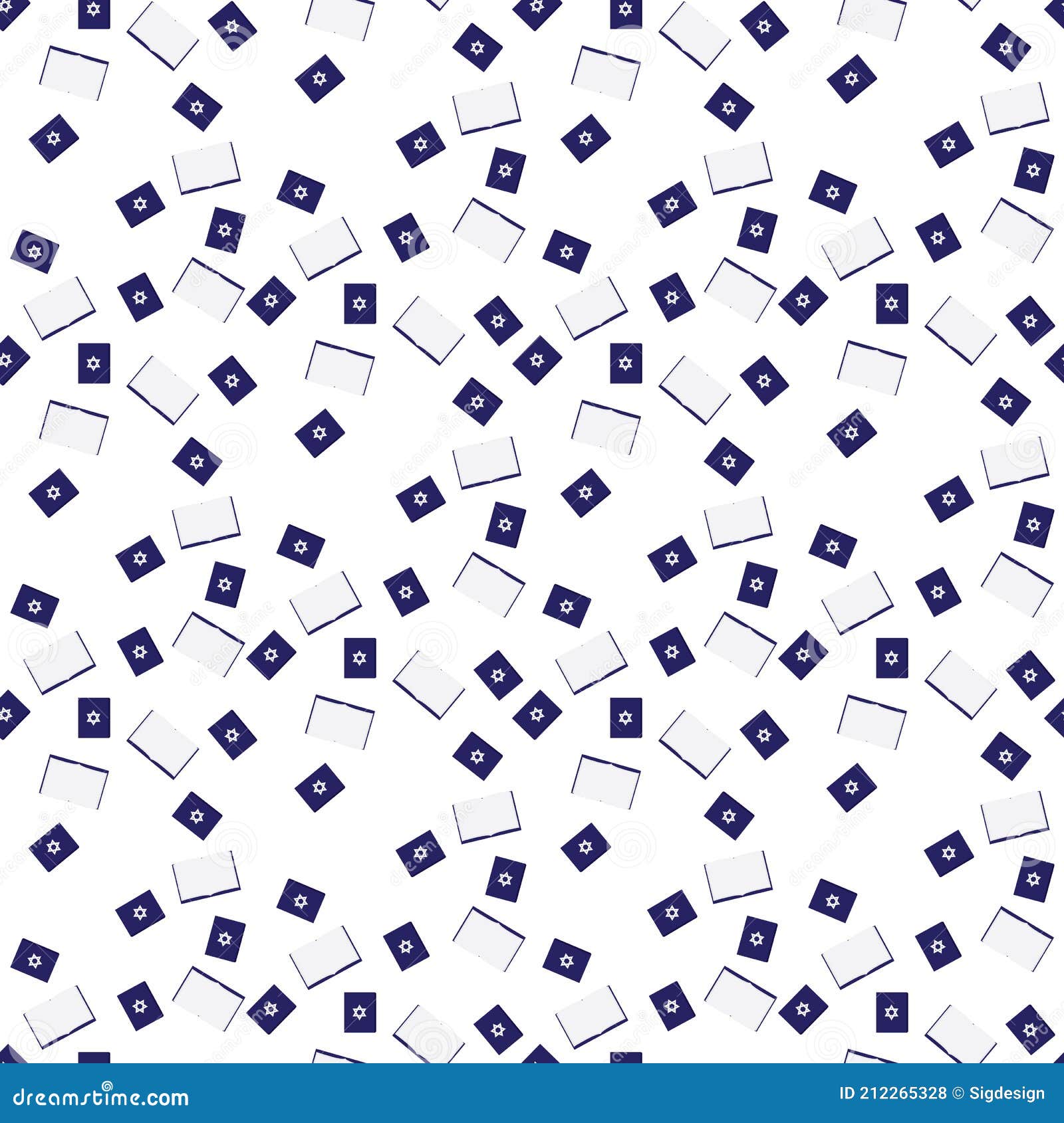 Jewish Book Pattern, Blue White Torah Siddur Open and Close with White ...