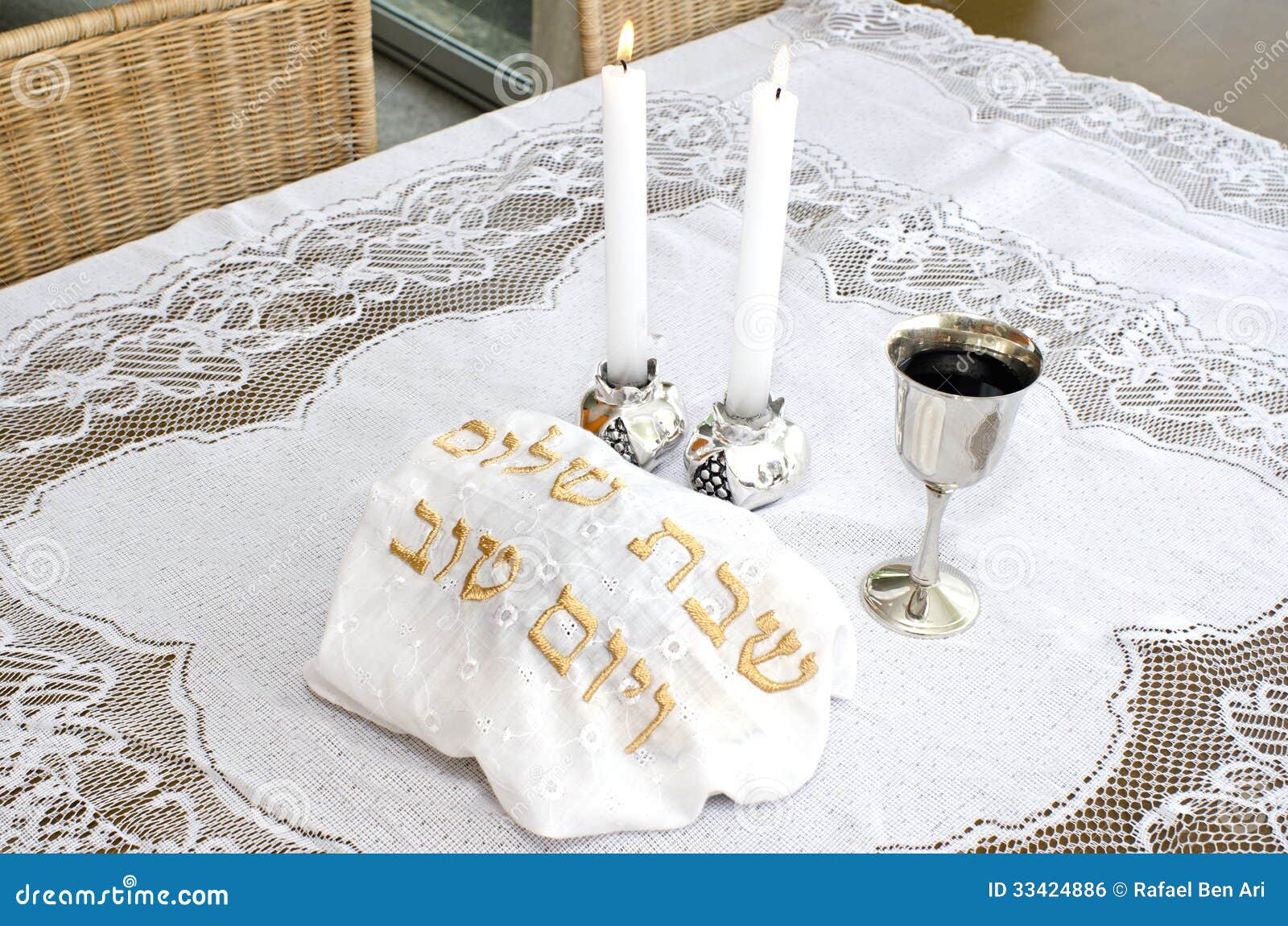 Shabbat - Día De Fiesta Judío Foto de archivo - Imagen de vacaciones ...