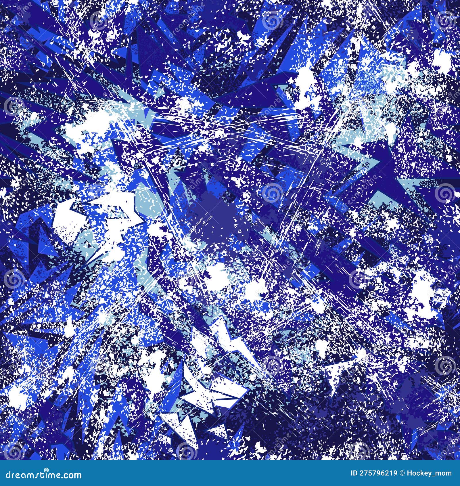 Shabby Dark Blue Surface. Abstract Winter Seamless Texture. Ice Covered ...