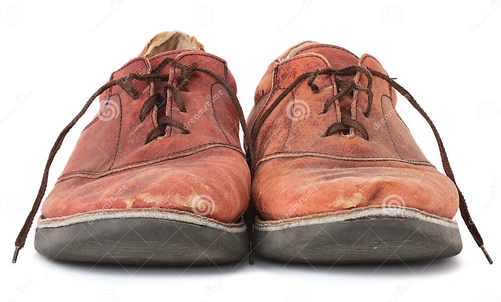 Shabby Shoes stock photo. Image of shabby, pair, isolated - 16780800