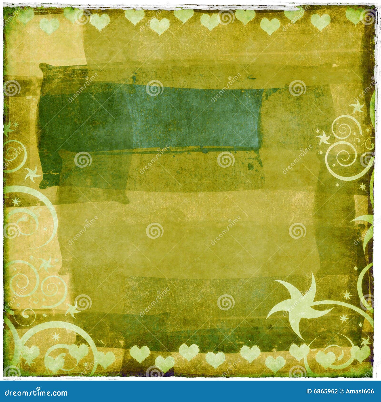 Whimsical, Artsy Border And Background Cartoon Vector | CartoonDealer ...