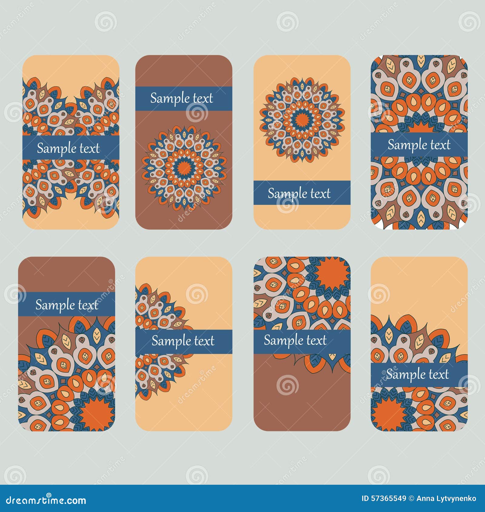 Shablon Mandala Cartoon Vector | CartoonDealer.com #57365537