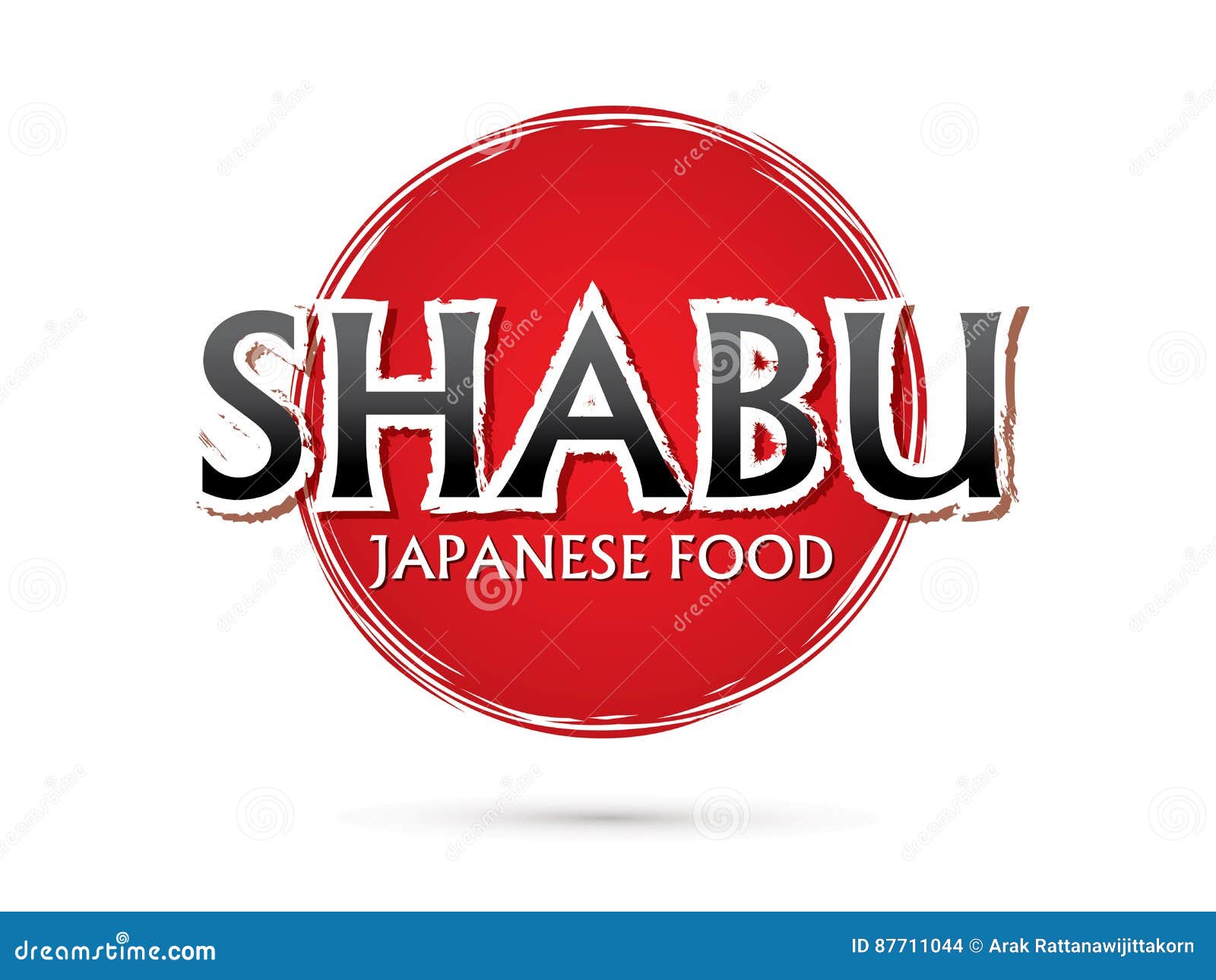 Shabu Font design stock vector. Illustration of asian - 87711044