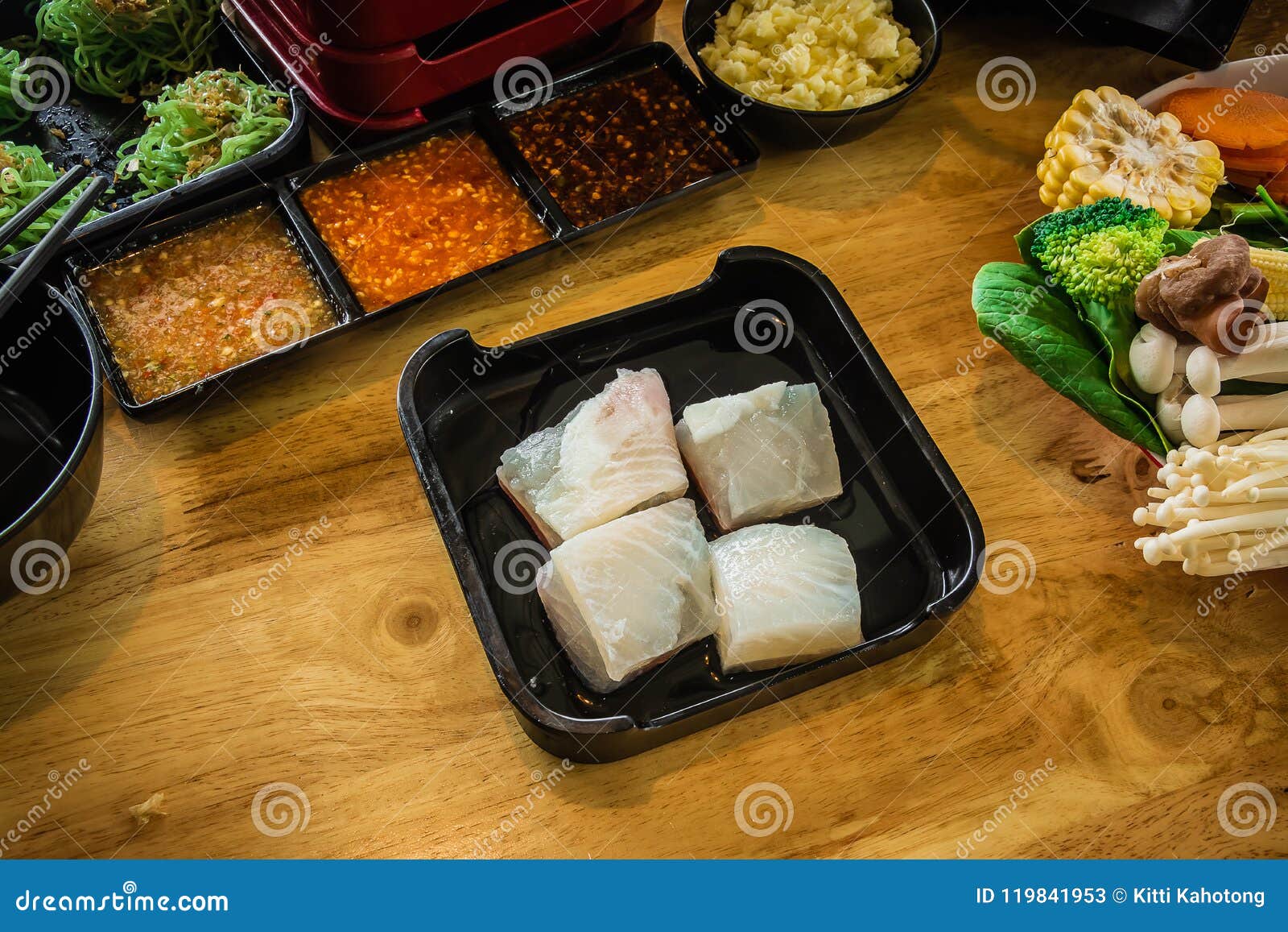 Shabu food Korean style stock image. Image of style - 119841953