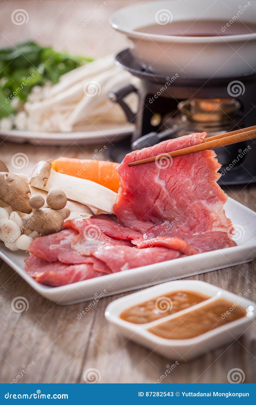 Shabu Shabu stock image. Image of cuisine, shabu, beef - 87282543