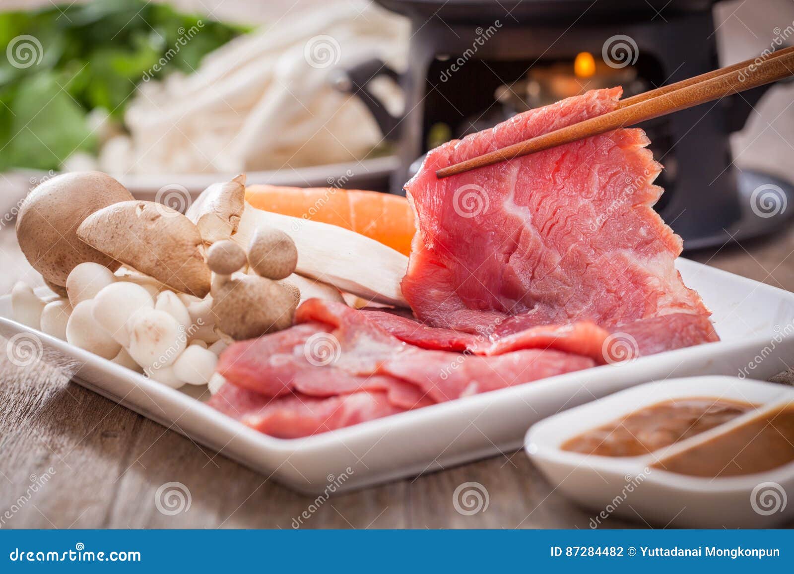 Shabu Shabu stock photo. Image of style, fresh, meal - 87284482