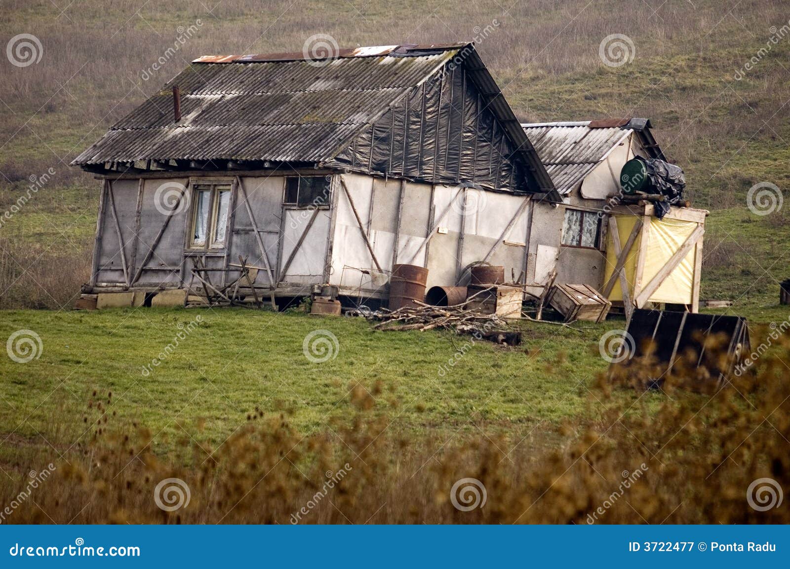 Shack stock image. Image of hunt, cabin, moss, escape - 3722477
