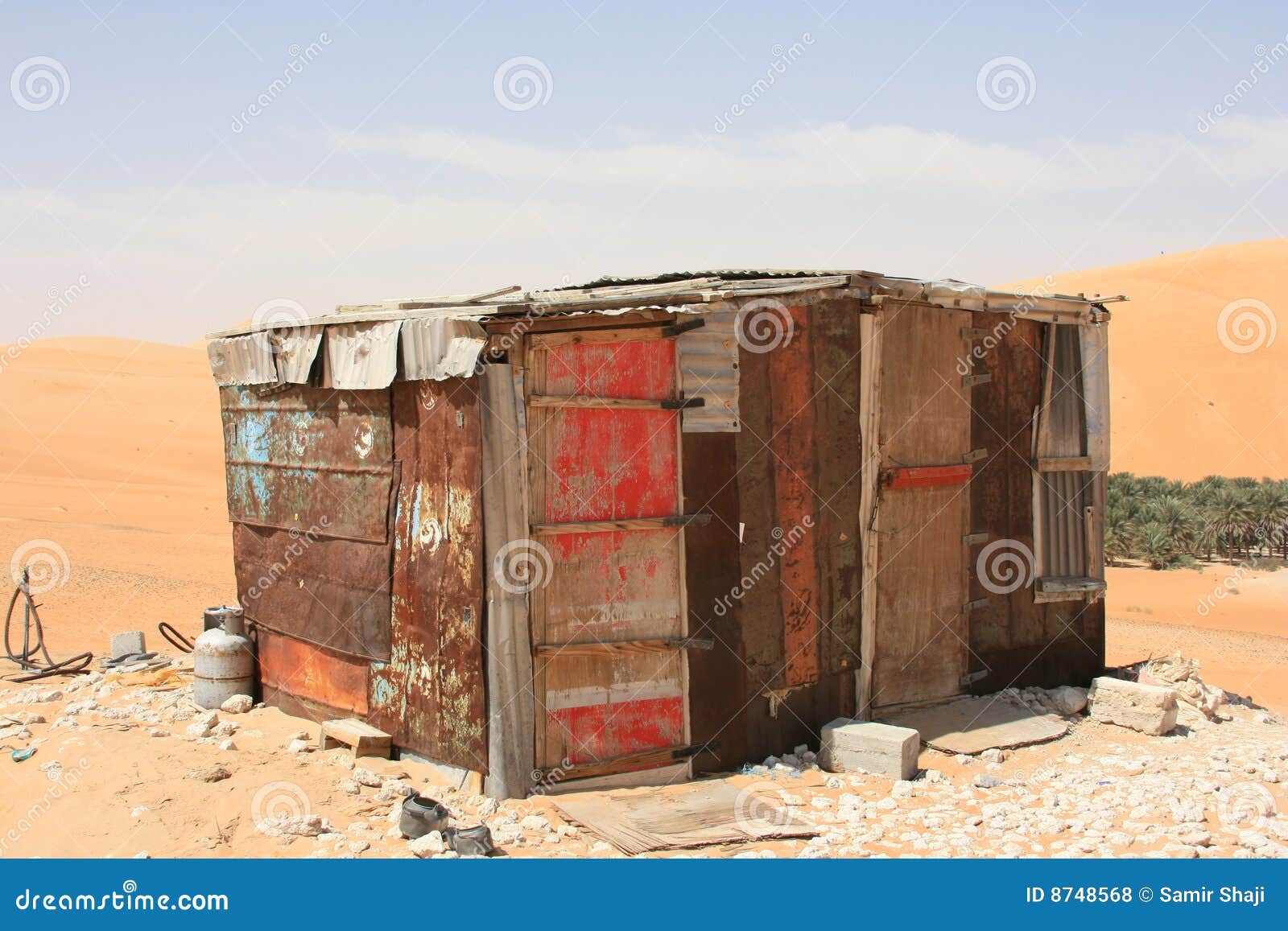 Shack in desert stock photo. Image of abandoned, ramshackle - 8748568