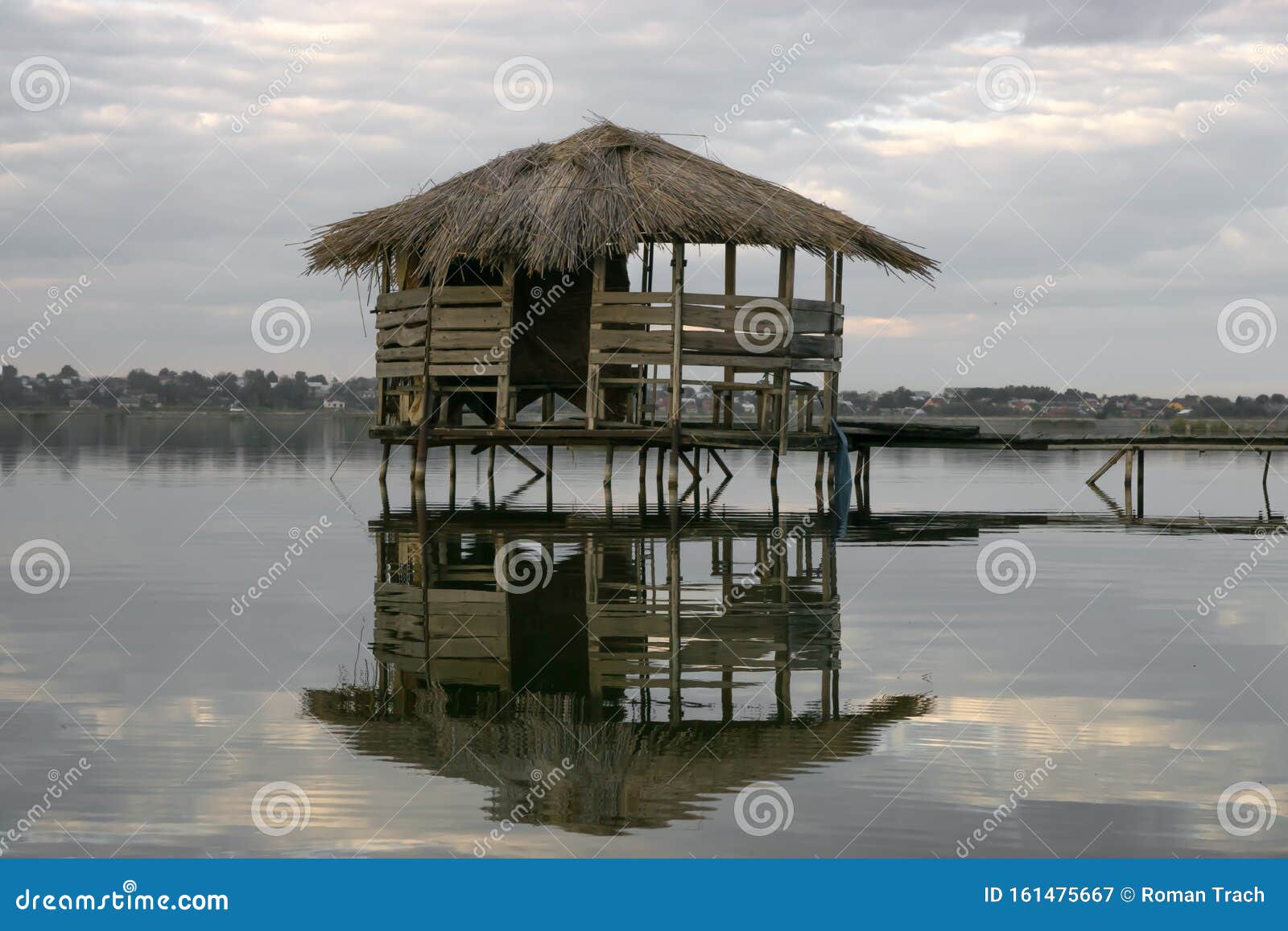 Log Shack On Lake Bennet Yukon Territory YT Canada Royalty-Free Stock ...