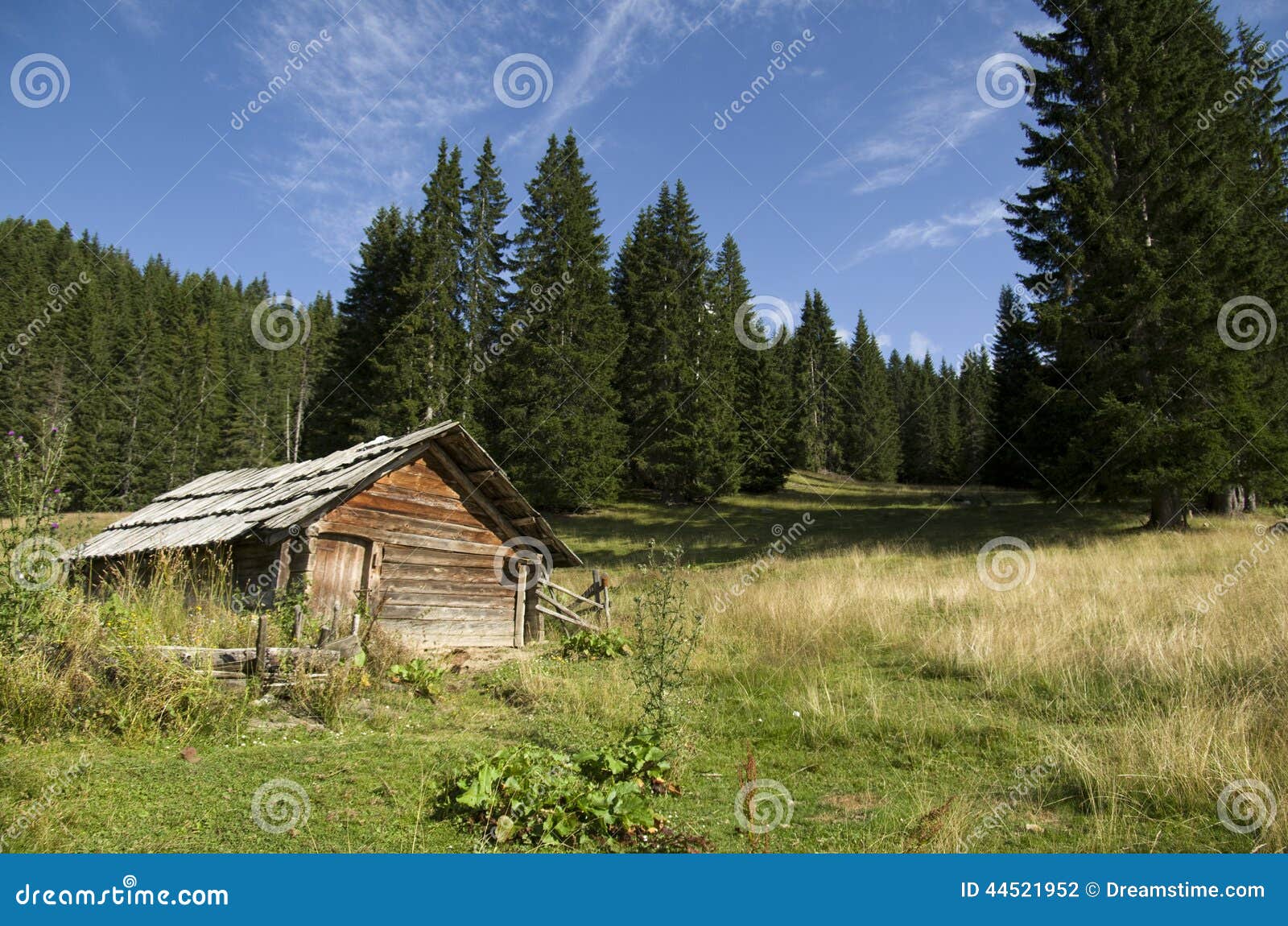 Shack stock photo. Image of mountains, hill, shack, mountain - 44521952