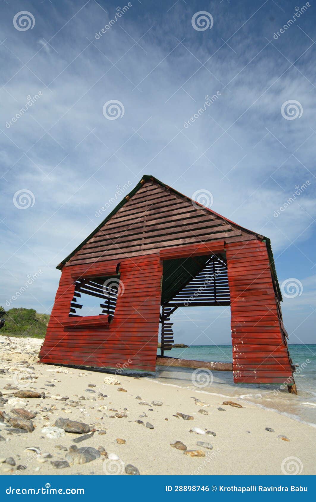 Shack by the sea stock photo. Image of walls, cover, ancient - 28898746