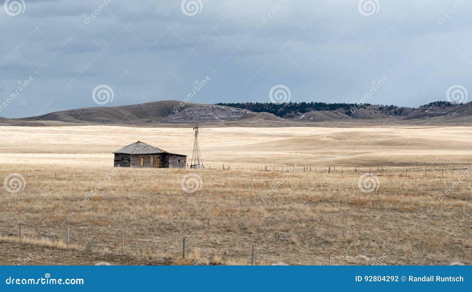 Shack and Windmill stock photo. Image of utah, grassland - 92804292