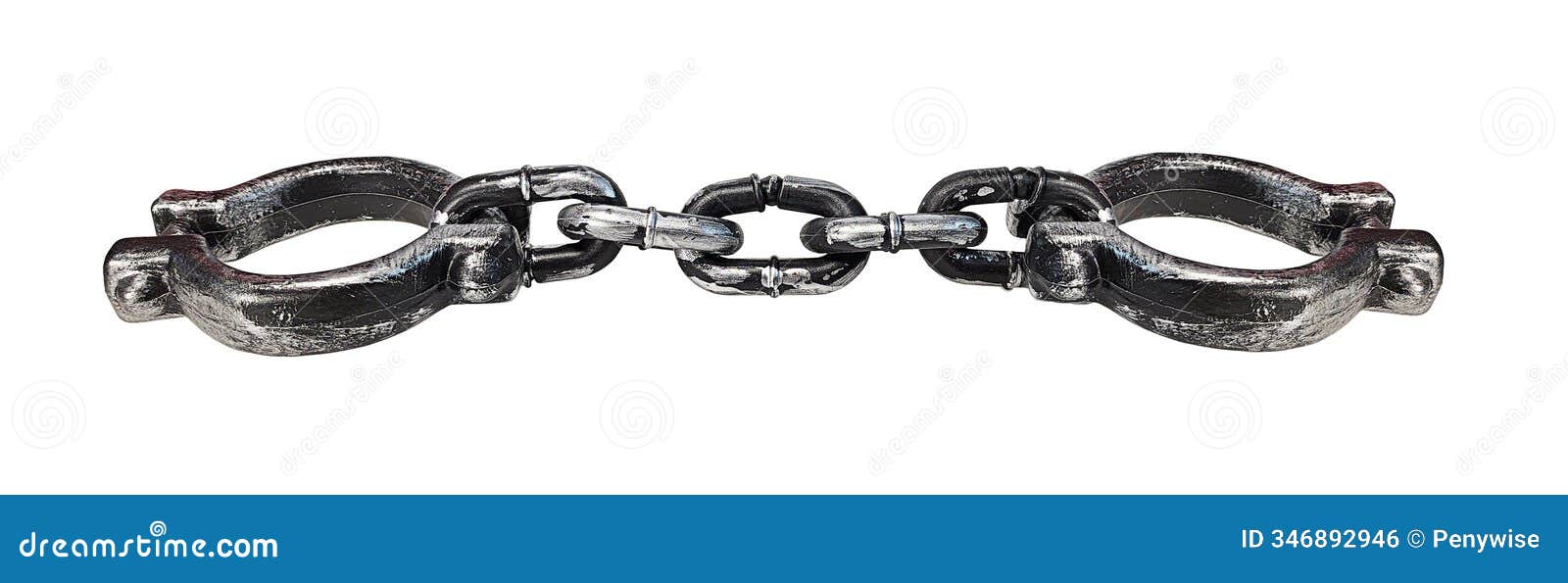 Shackle and Chain stock photo. Image of medieval, captive - 346892946