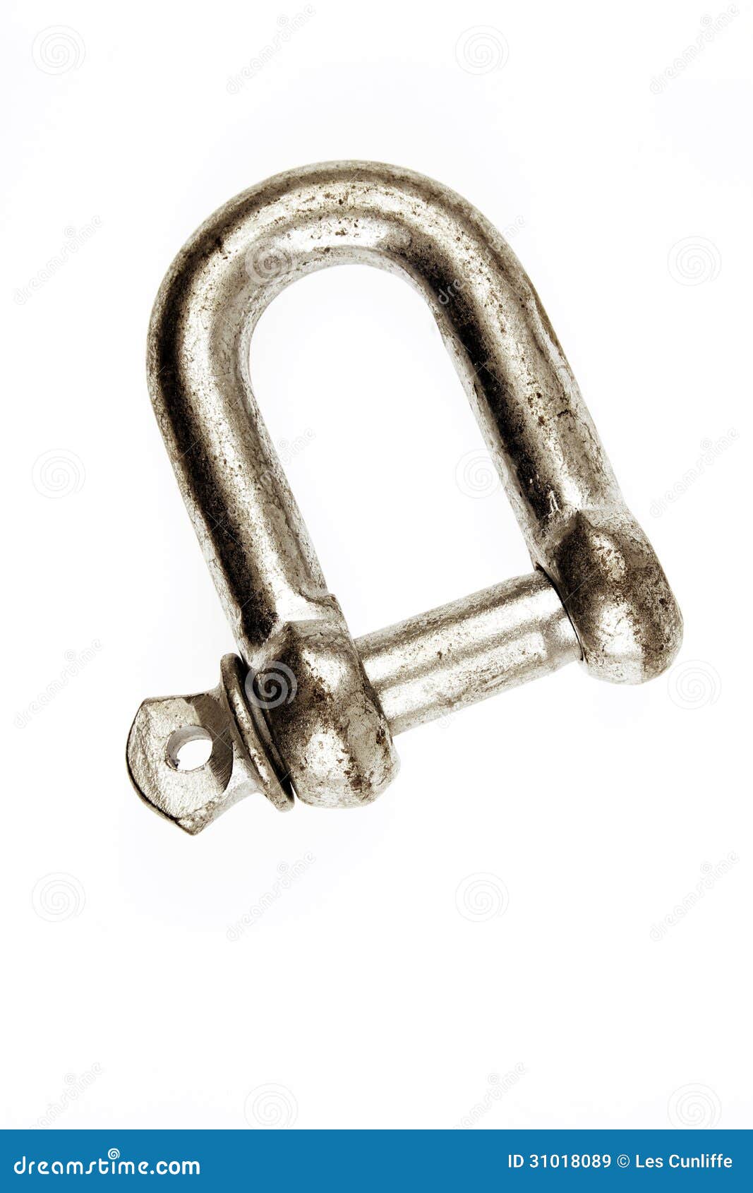 Shackle stock image. Image of strength, isolated, still - 31018089