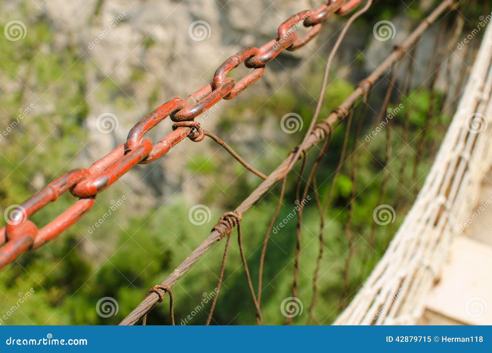 Shackle stock image. Image of steel, cliff, chains, concept - 42879715