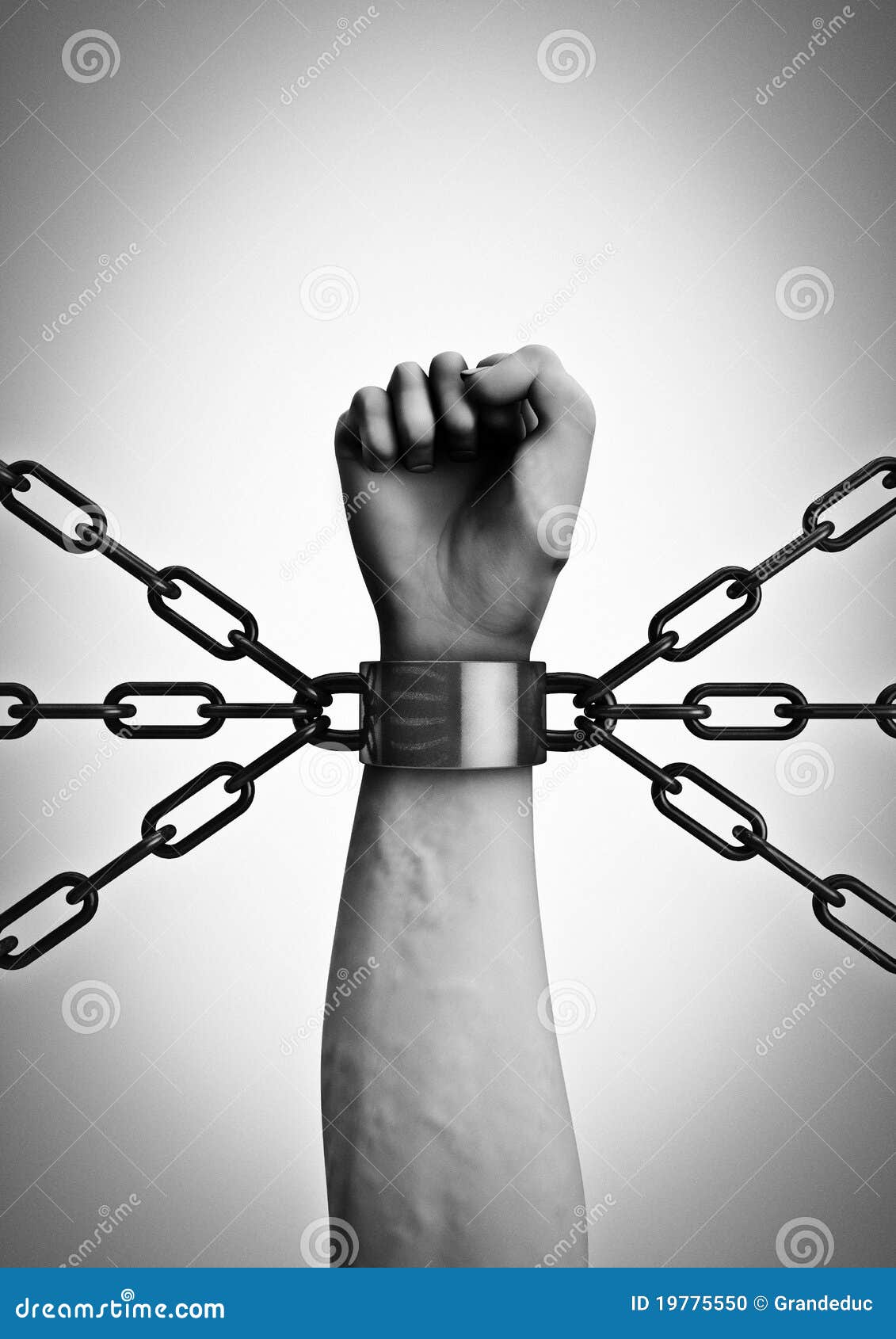 Shackled stock illustration. Illustration of captivity - 19775550