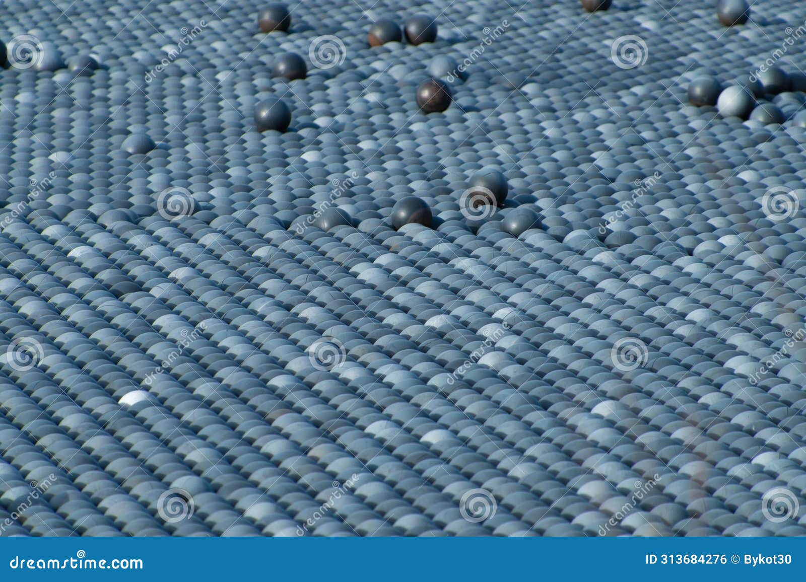 Shade Balls in a Pond. Backgrounds and Textures Stock Photo - Image of ball, evaporation: 313684276