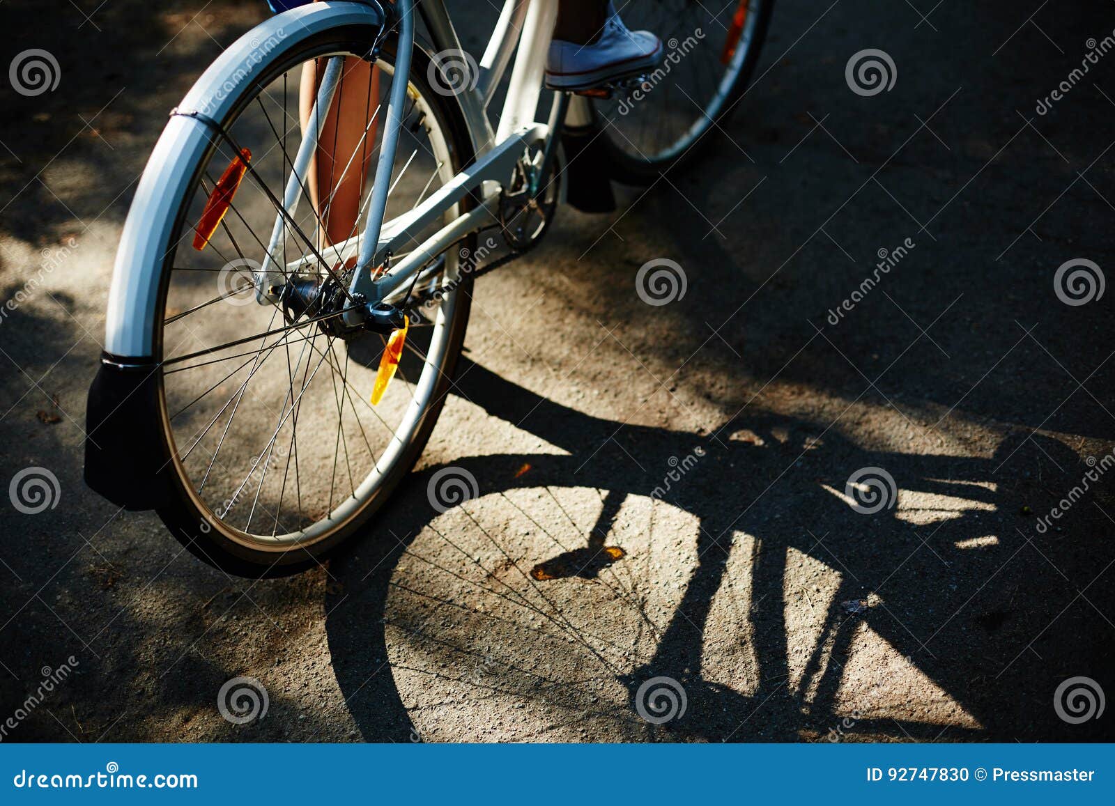 Shade of bicycle stock photo. Image of cycle, bicycle - 92747830