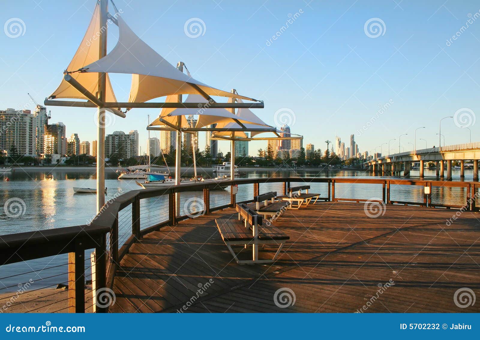Shade Sails at Dawn stock photo. Image of holidays, coastal - 5702232