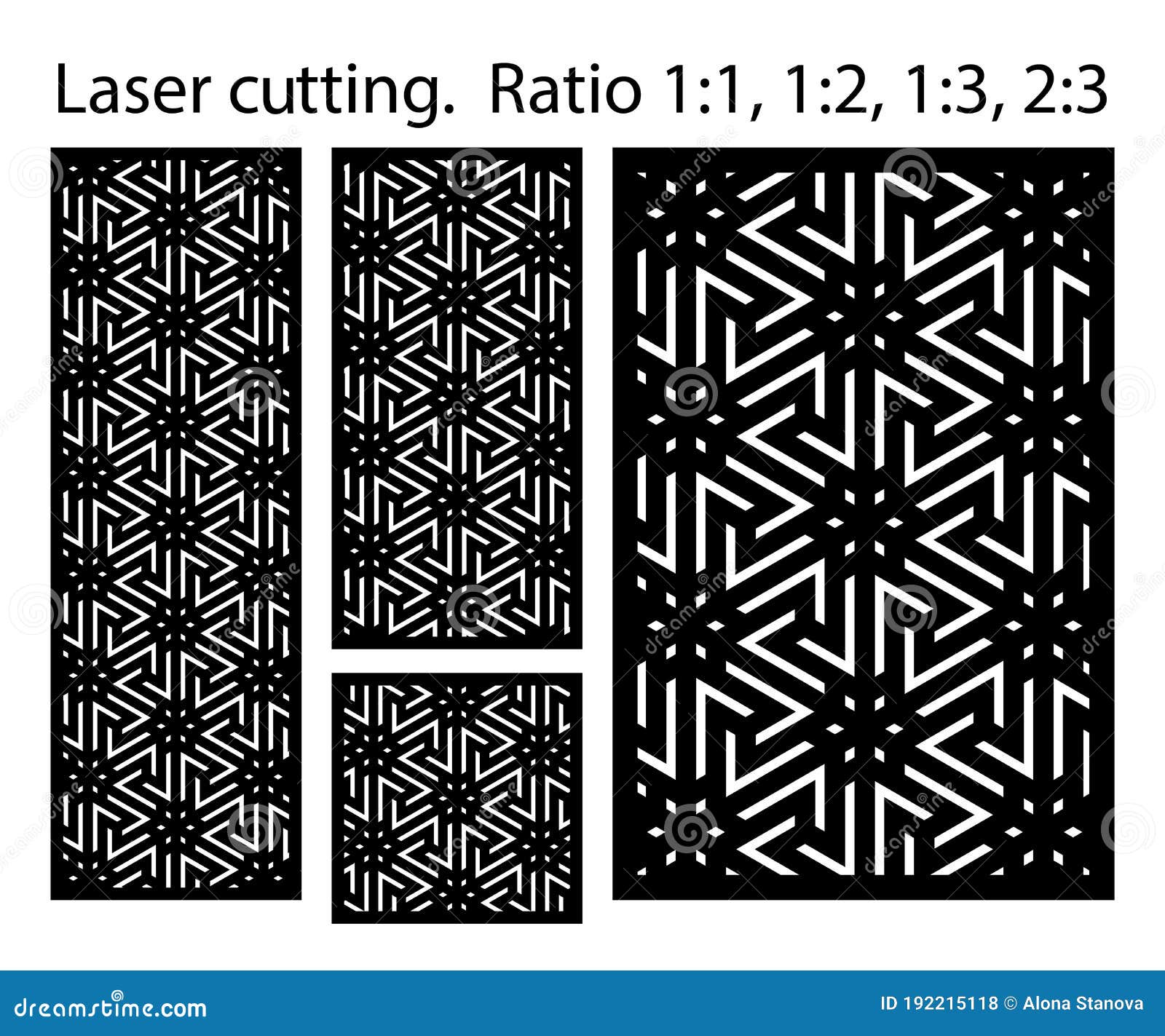 Shade Screen, Privacy Fence Template. Laser Cut Vector Panel, Screen ...